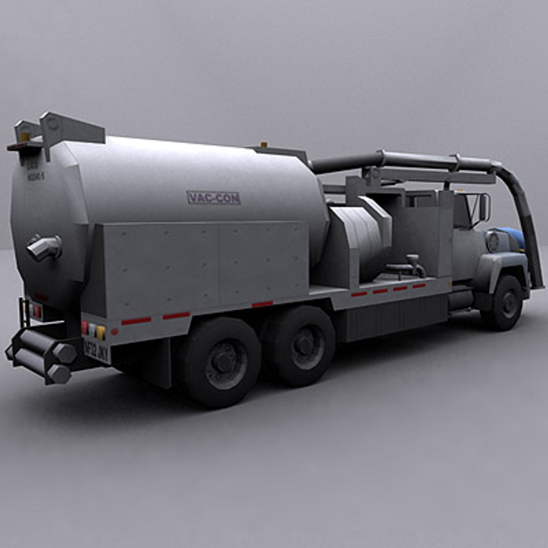 3d Model Ready Jetter Truck 2