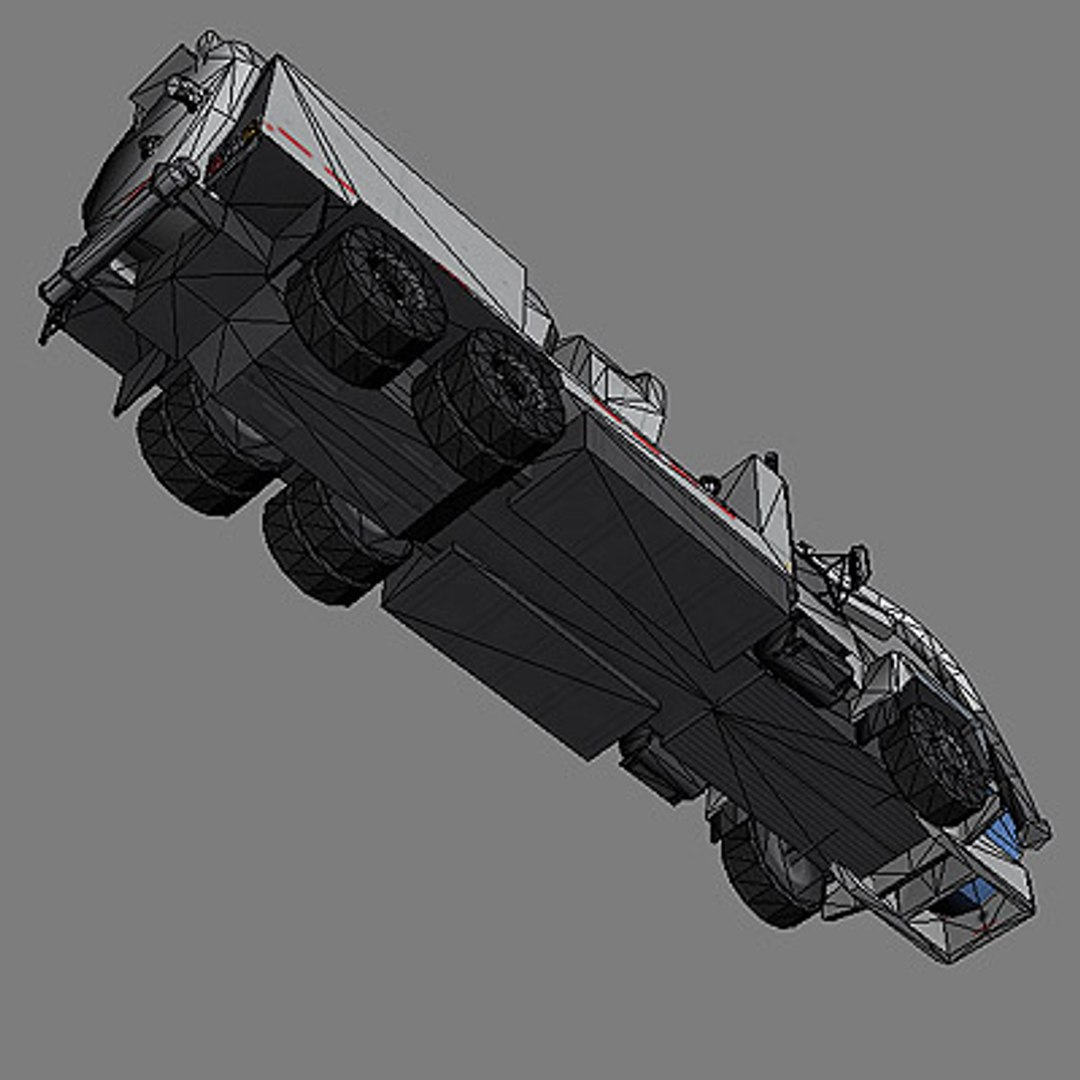 3d Model Ready Jetter Truck 2