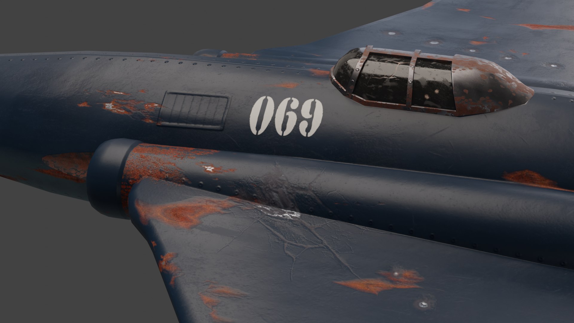 3D Fantasy Jet Plane - TurboSquid 2142393