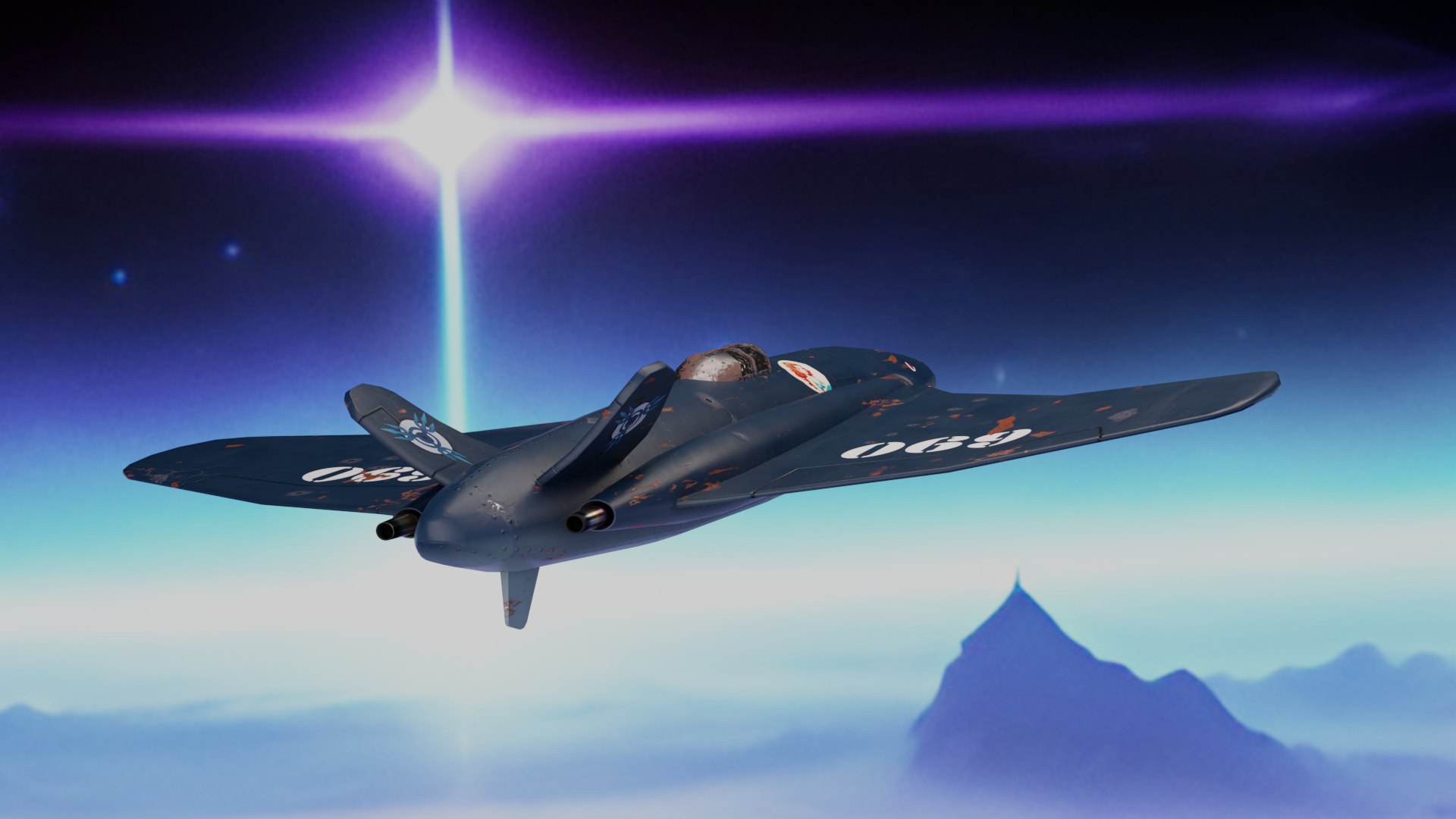 3D Fantasy Jet Plane - TurboSquid 2142393