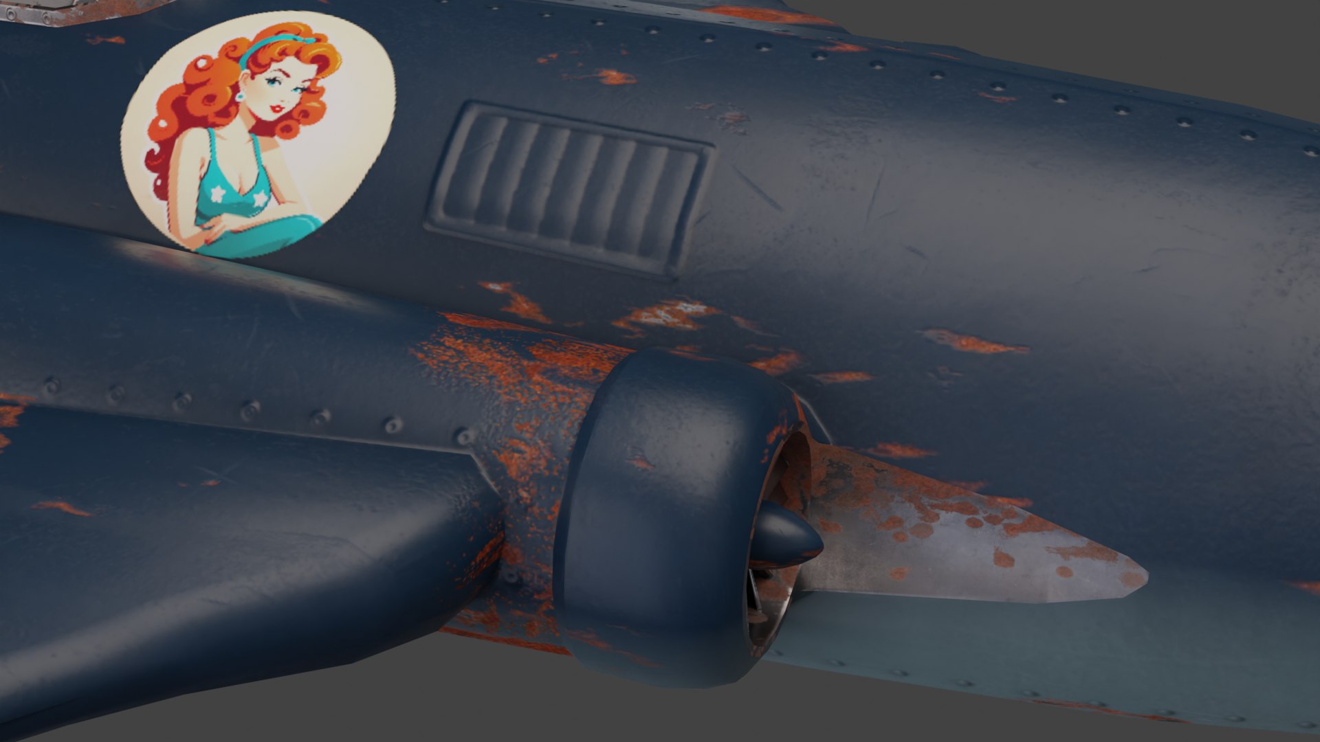 3D Fantasy Jet Plane - TurboSquid 2142393