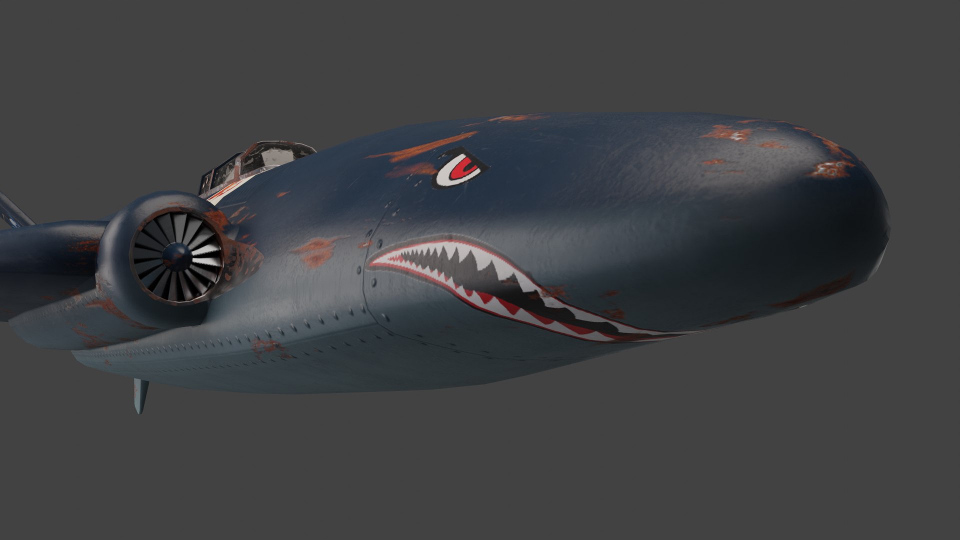 3D Fantasy Jet Plane - TurboSquid 2142393