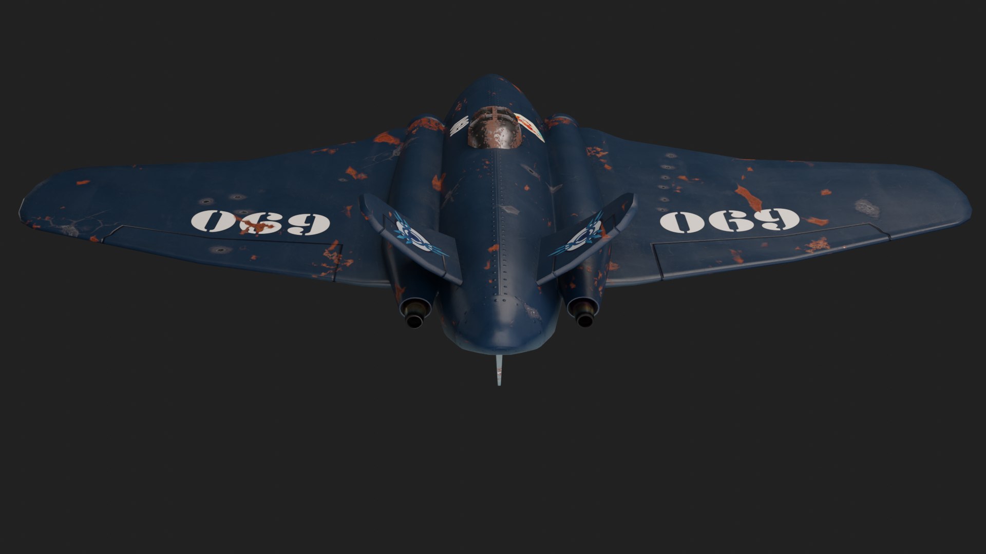 3D Fantasy Jet Plane - TurboSquid 2142393