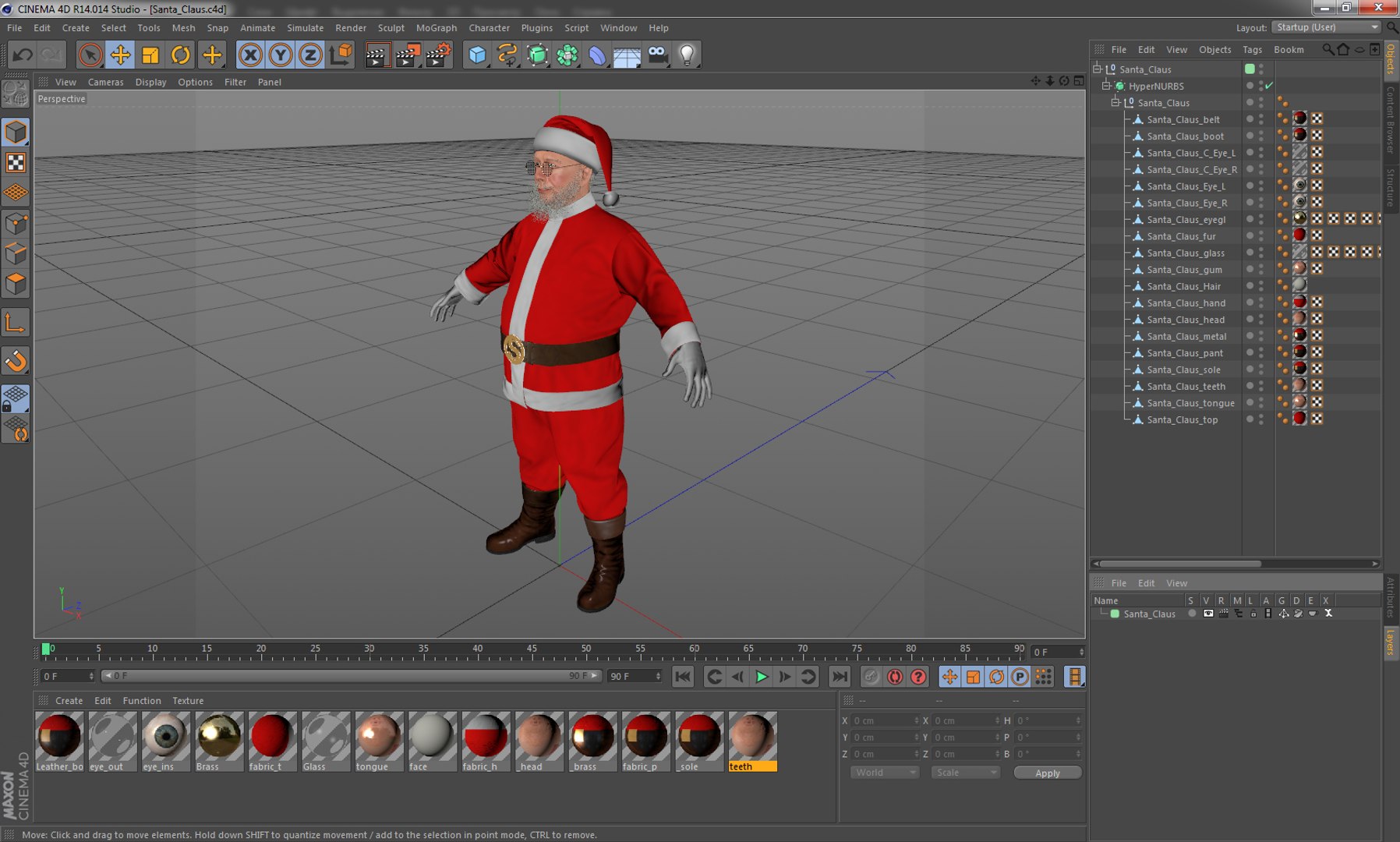 3D santa claus model - TurboSquid 1217831