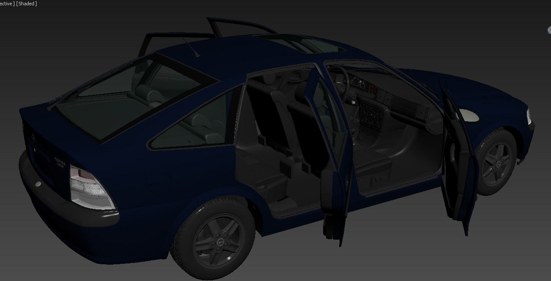 3D Model Vauxhall Vectra B HB 1996 - TurboSquid 2011982