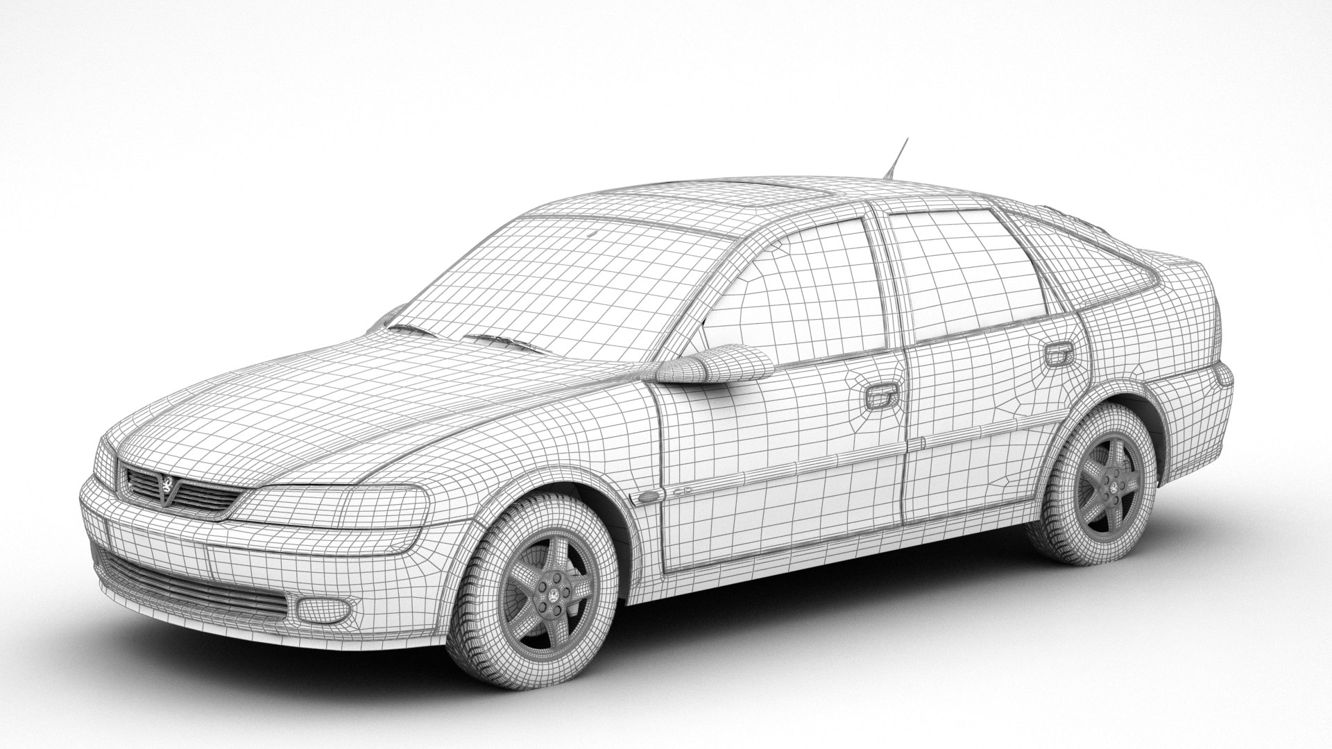 3D Model Vauxhall Vectra B HB 1996 - TurboSquid 2011982