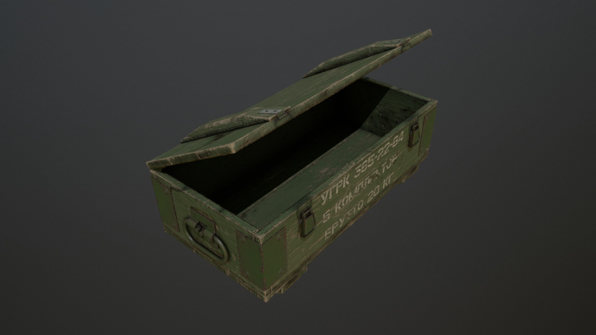 3D War Box Model - TurboSquid 1541655