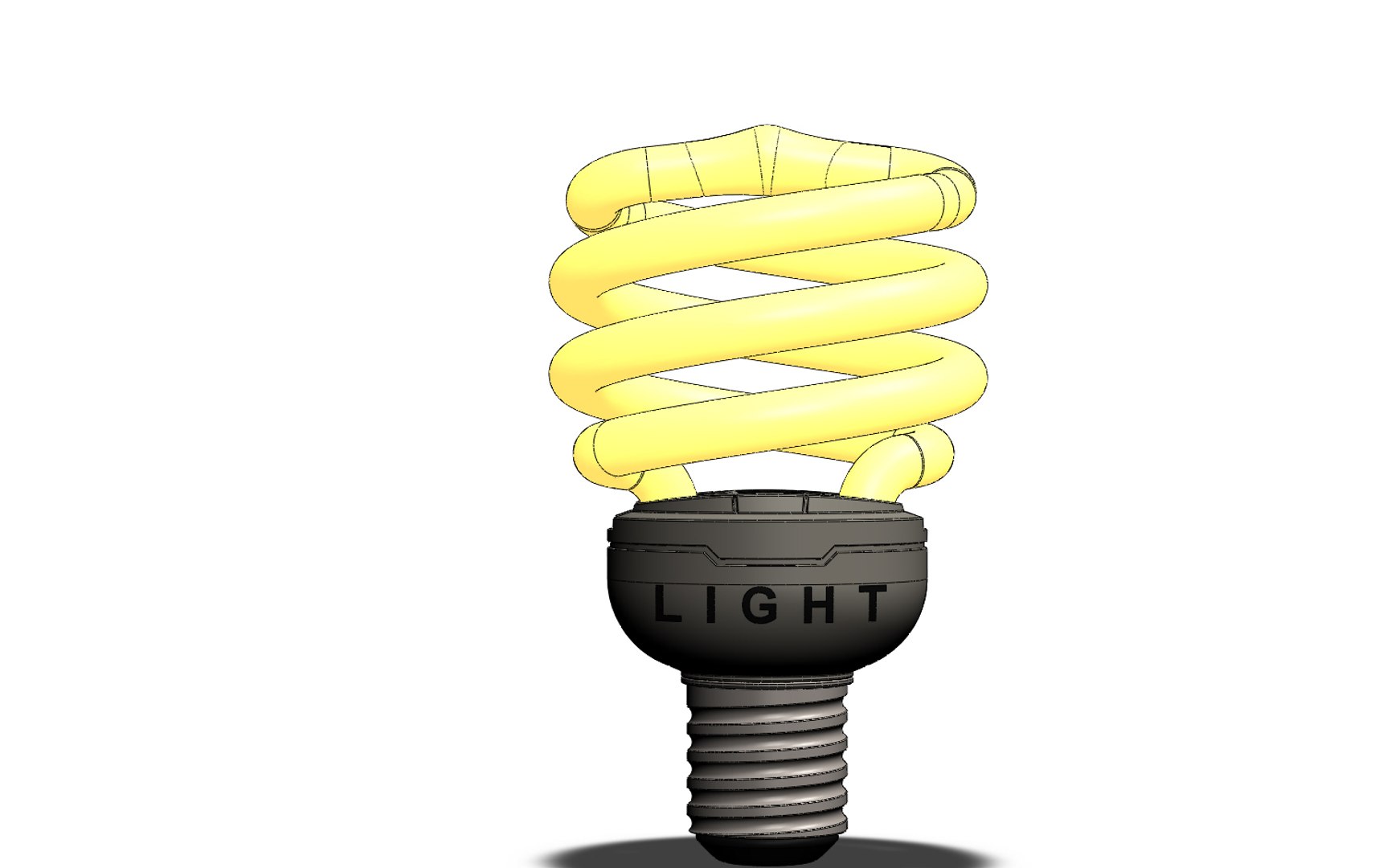 3d Solidworks Light Bulb
