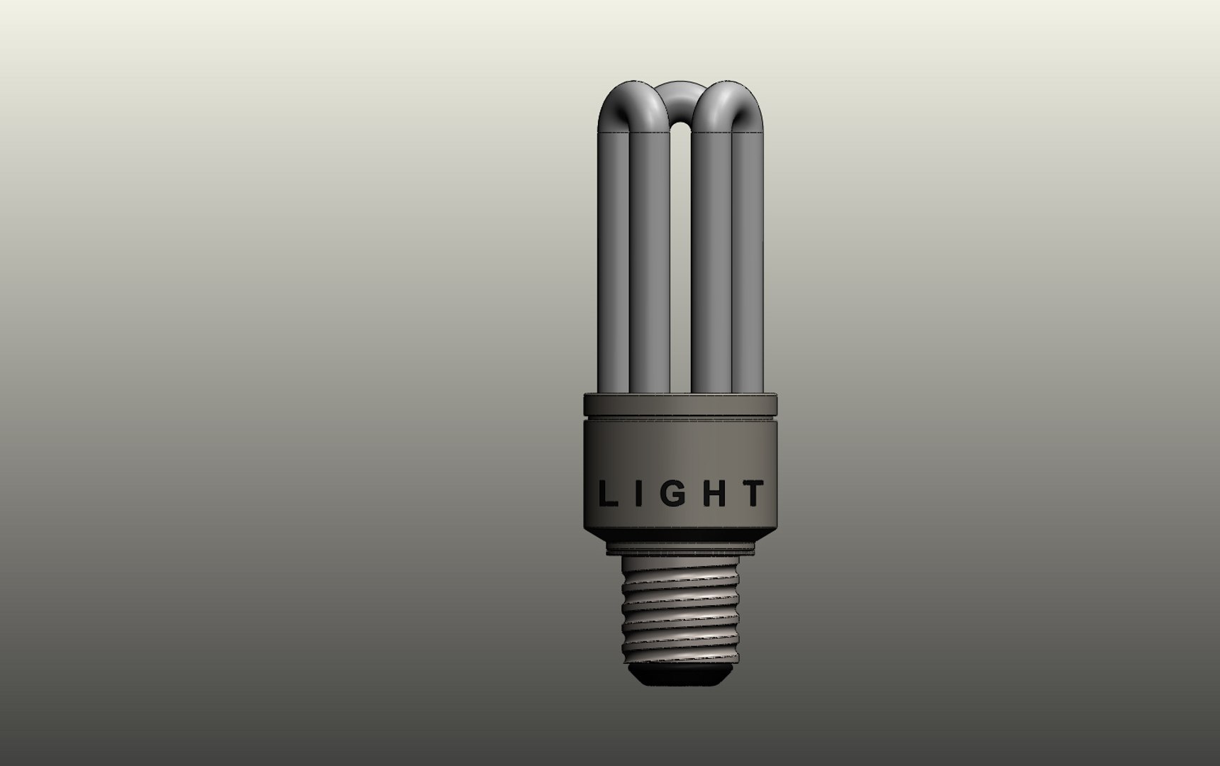 3d Solidworks Light Bulb