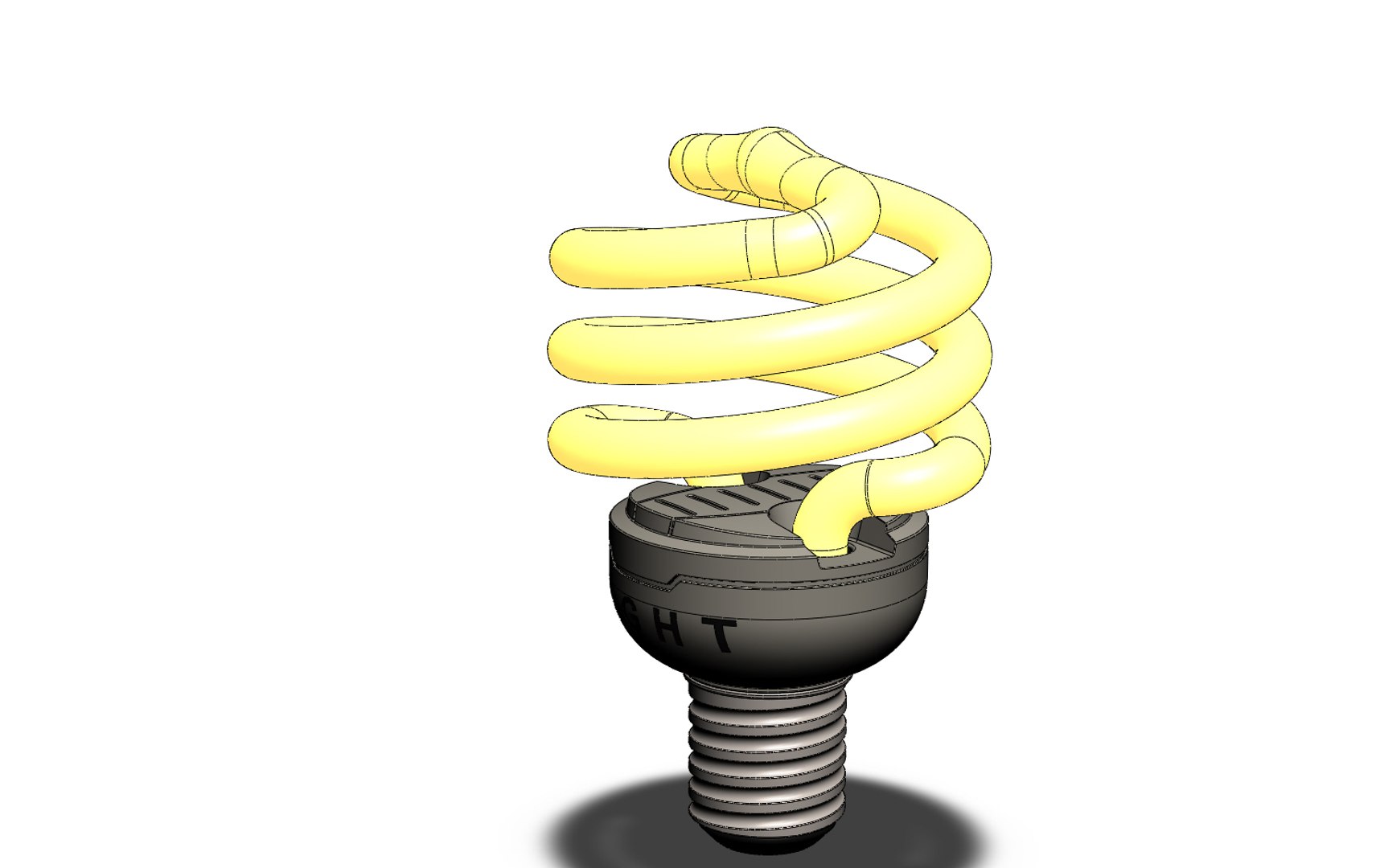 3d Solidworks Light Bulb