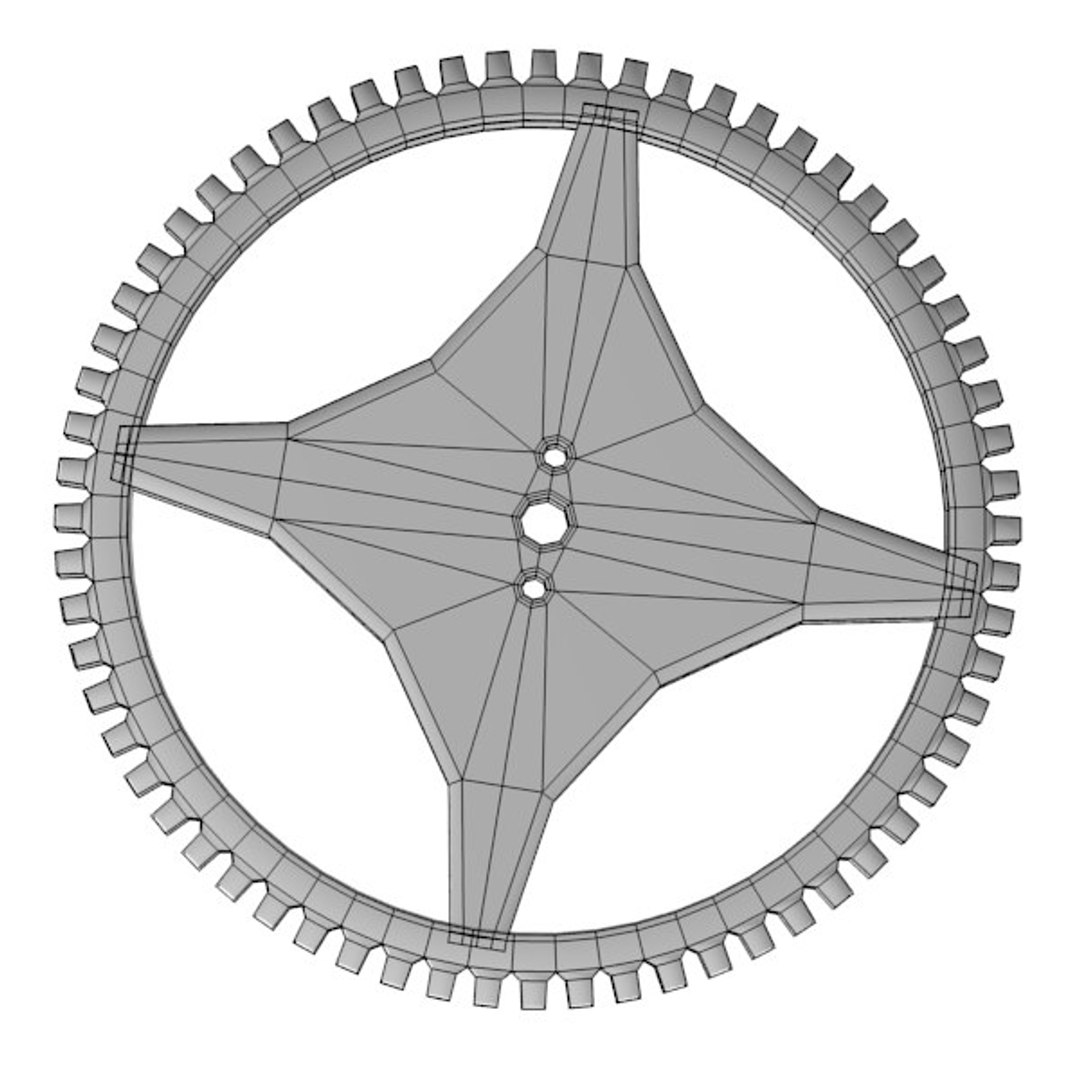 3ds Clock Gear Wheels
