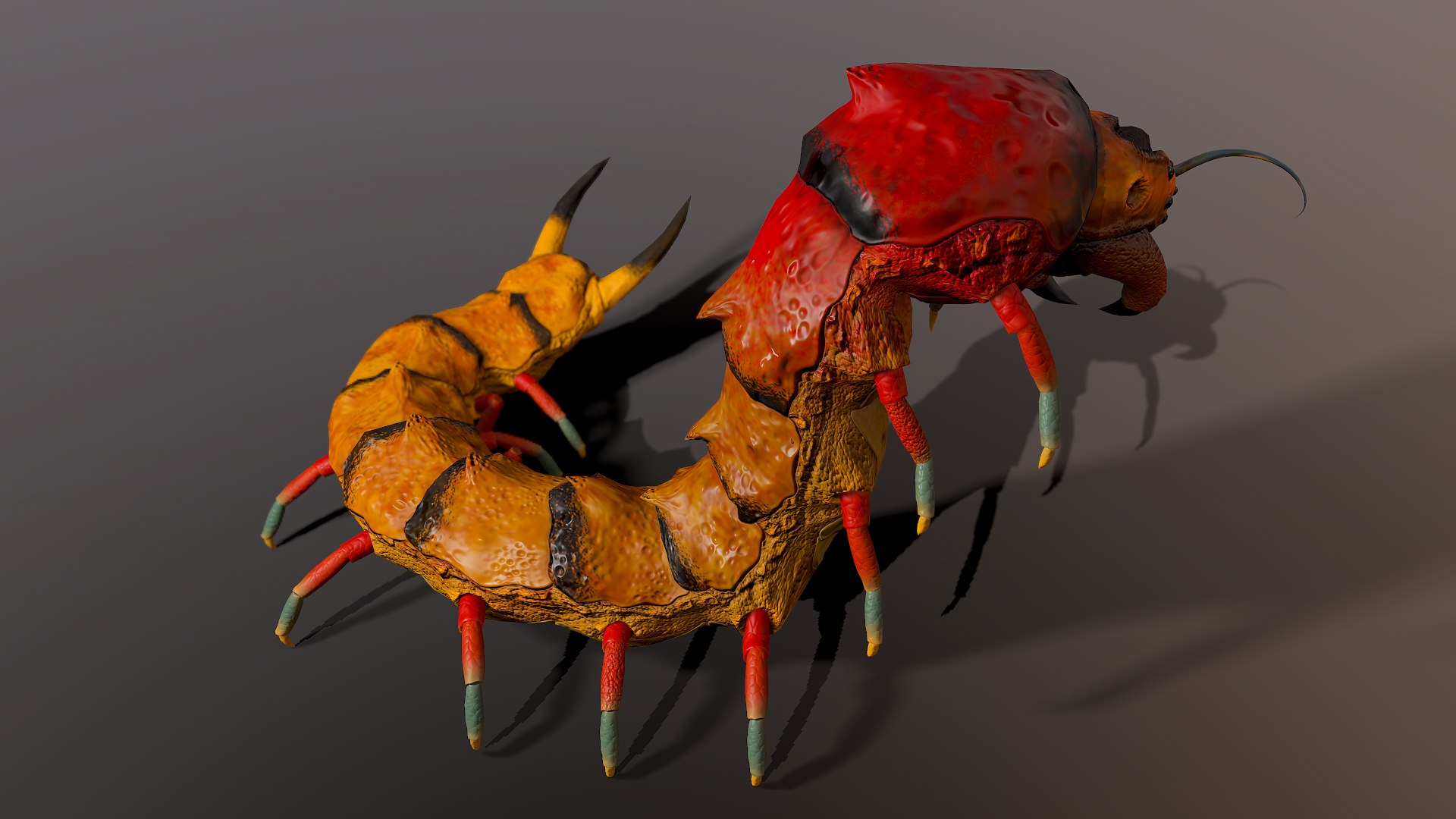 Insect Nature Caterpillar Model - TurboSquid 1654344