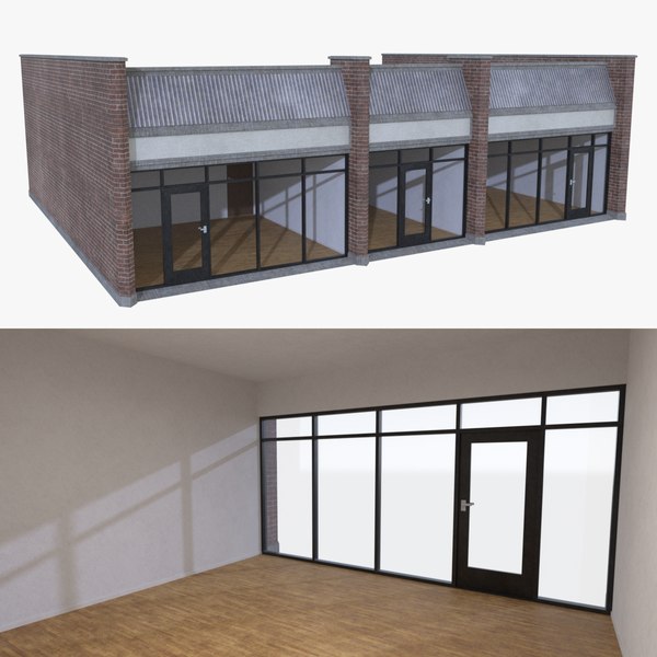 Blender Mall Models | TurboSquid