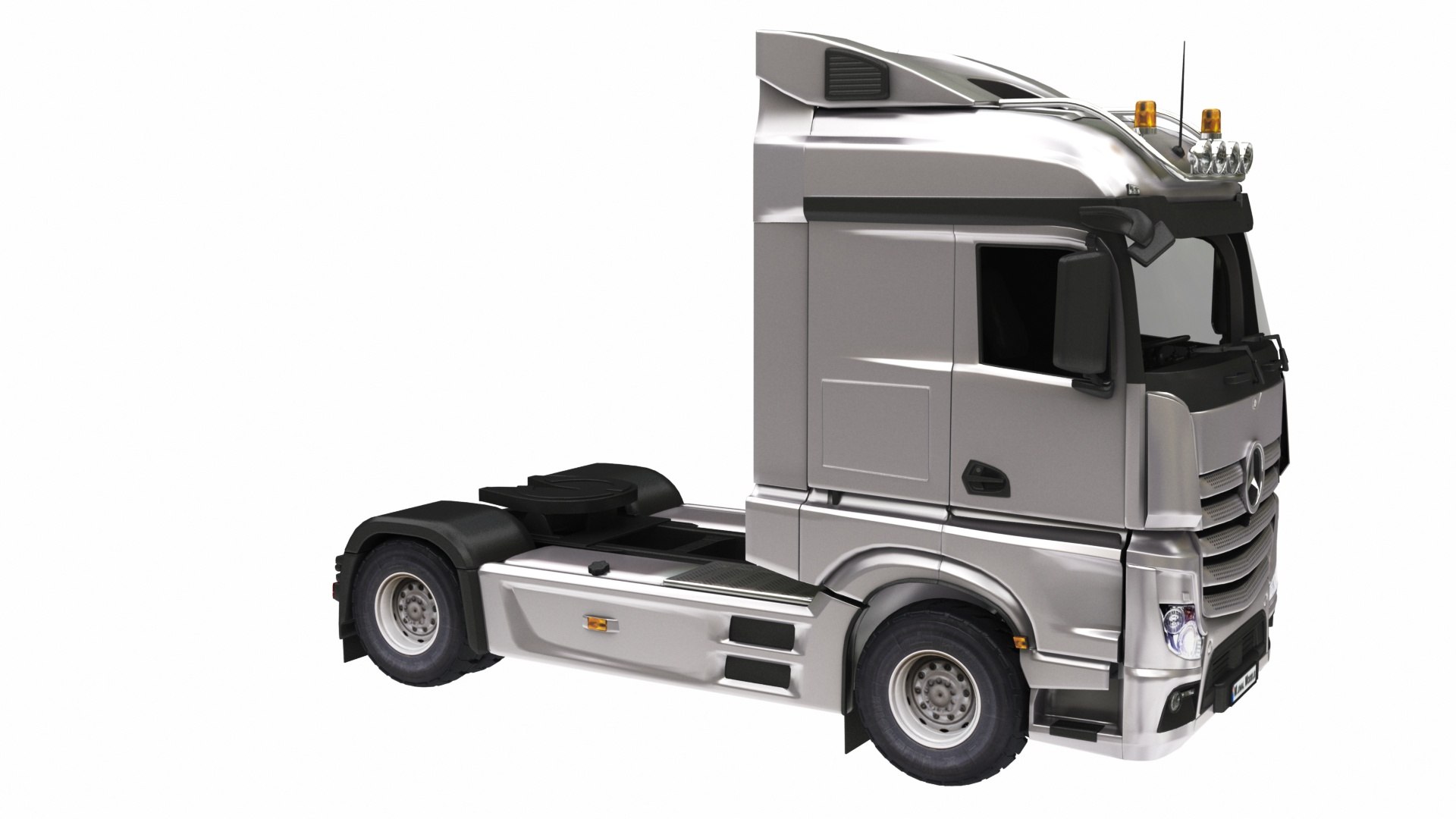 3D Model Mercedes Truck - TurboSquid 1524514