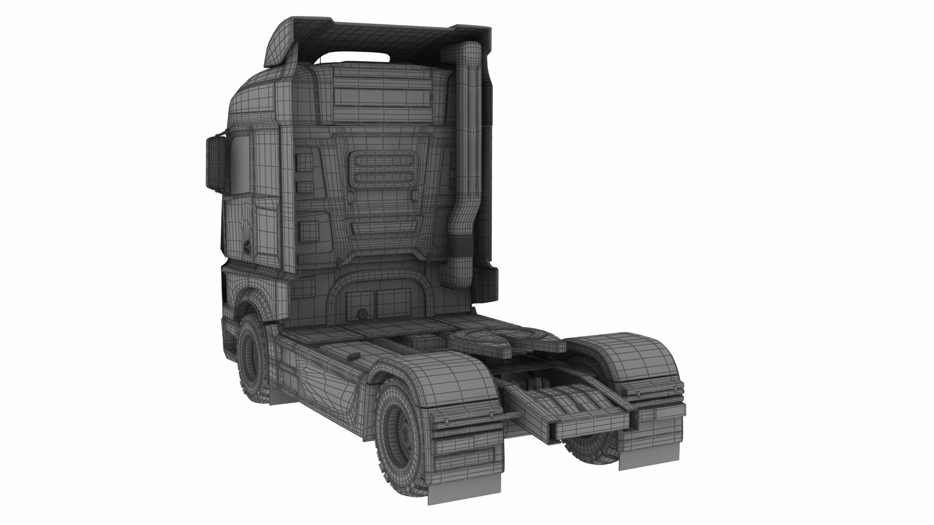 3D Model Mercedes Truck - TurboSquid 1524514