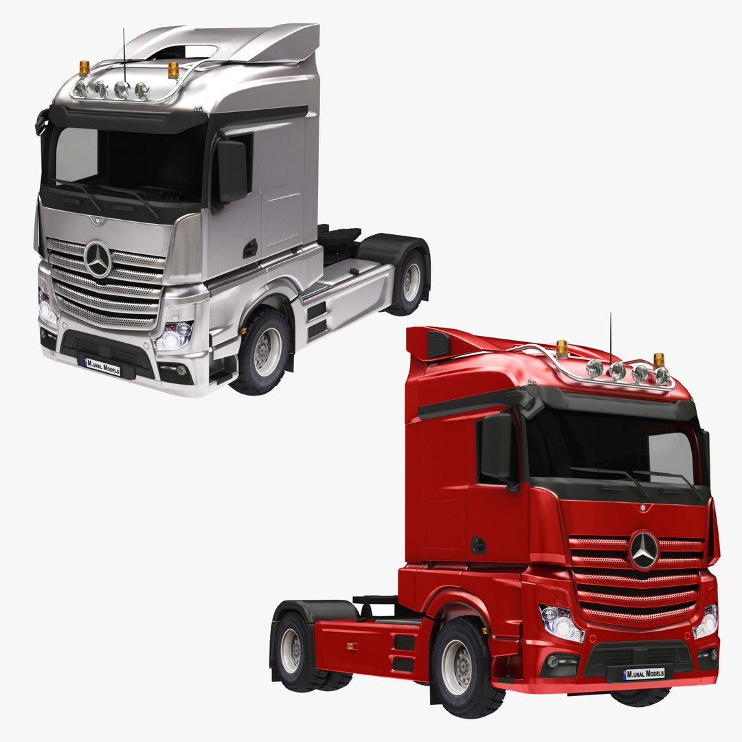 3D Model Mercedes Truck - TurboSquid 1524514