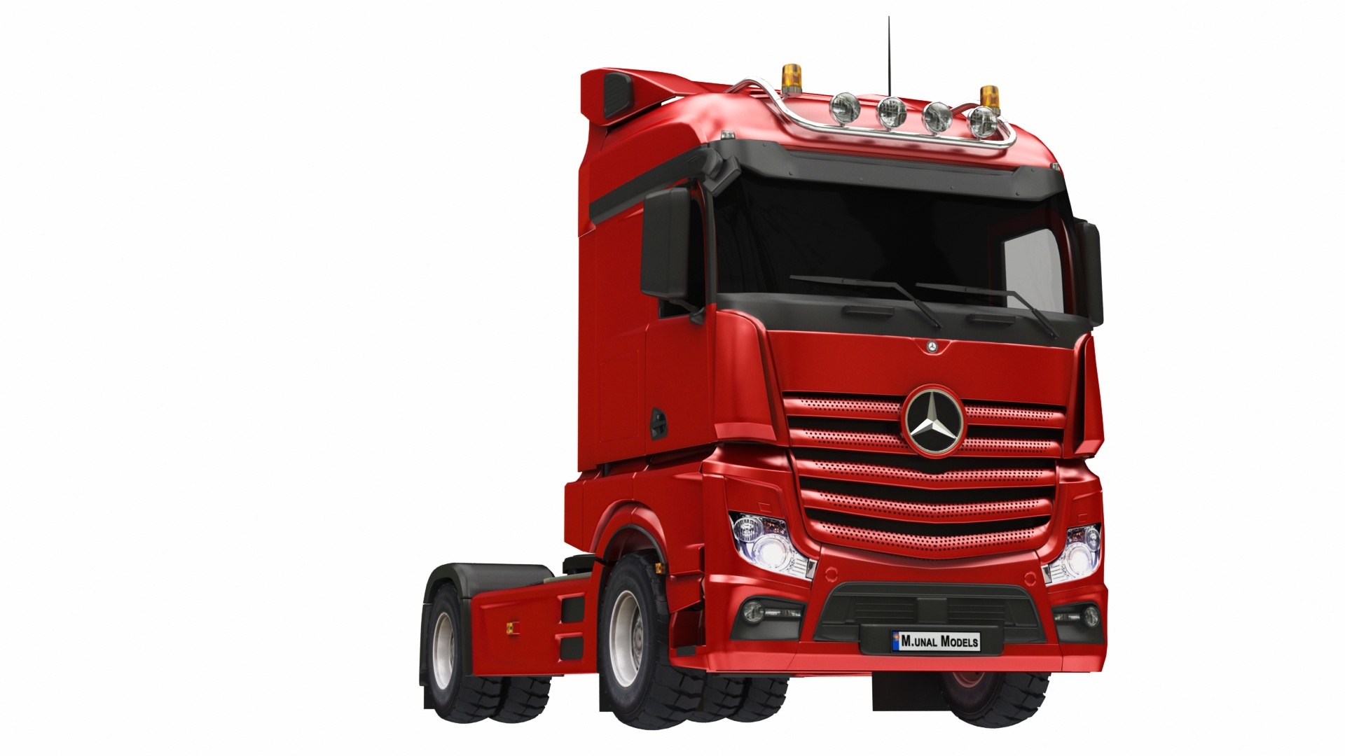 3D Model Mercedes Truck - TurboSquid 1524514