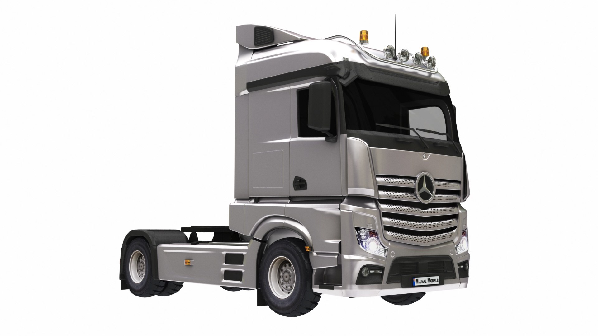 3D Model Mercedes Truck - TurboSquid 1524514