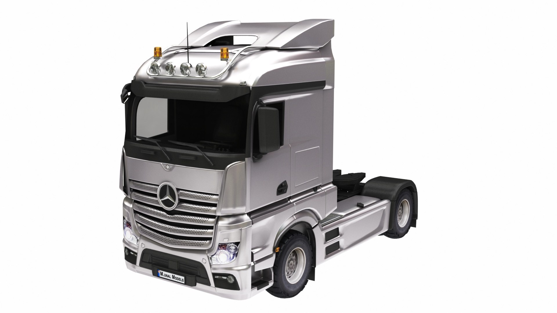 3D Model Mercedes Truck - TurboSquid 1524514