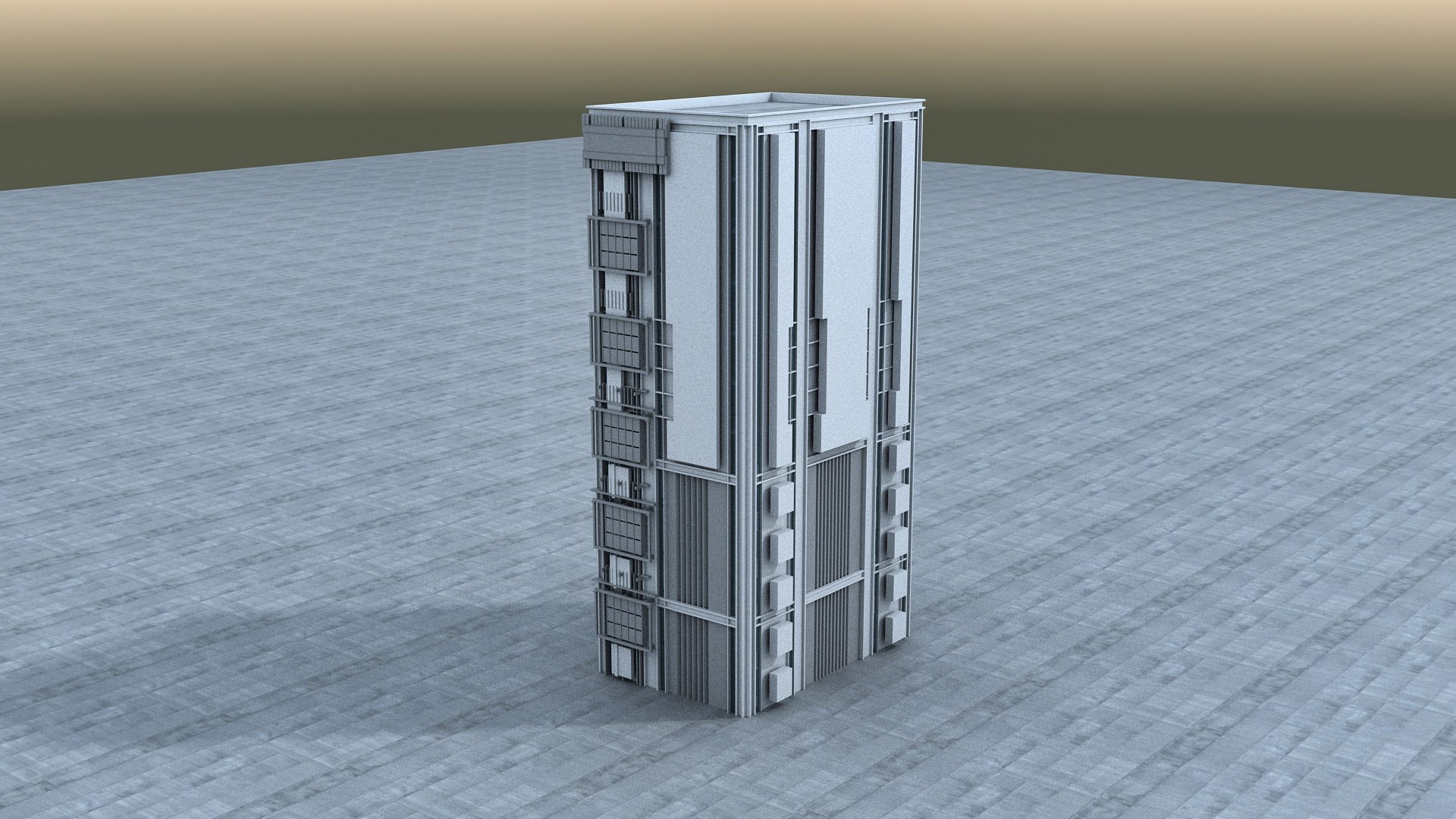 3D Model Future Building 027 - TurboSquid 2293613
