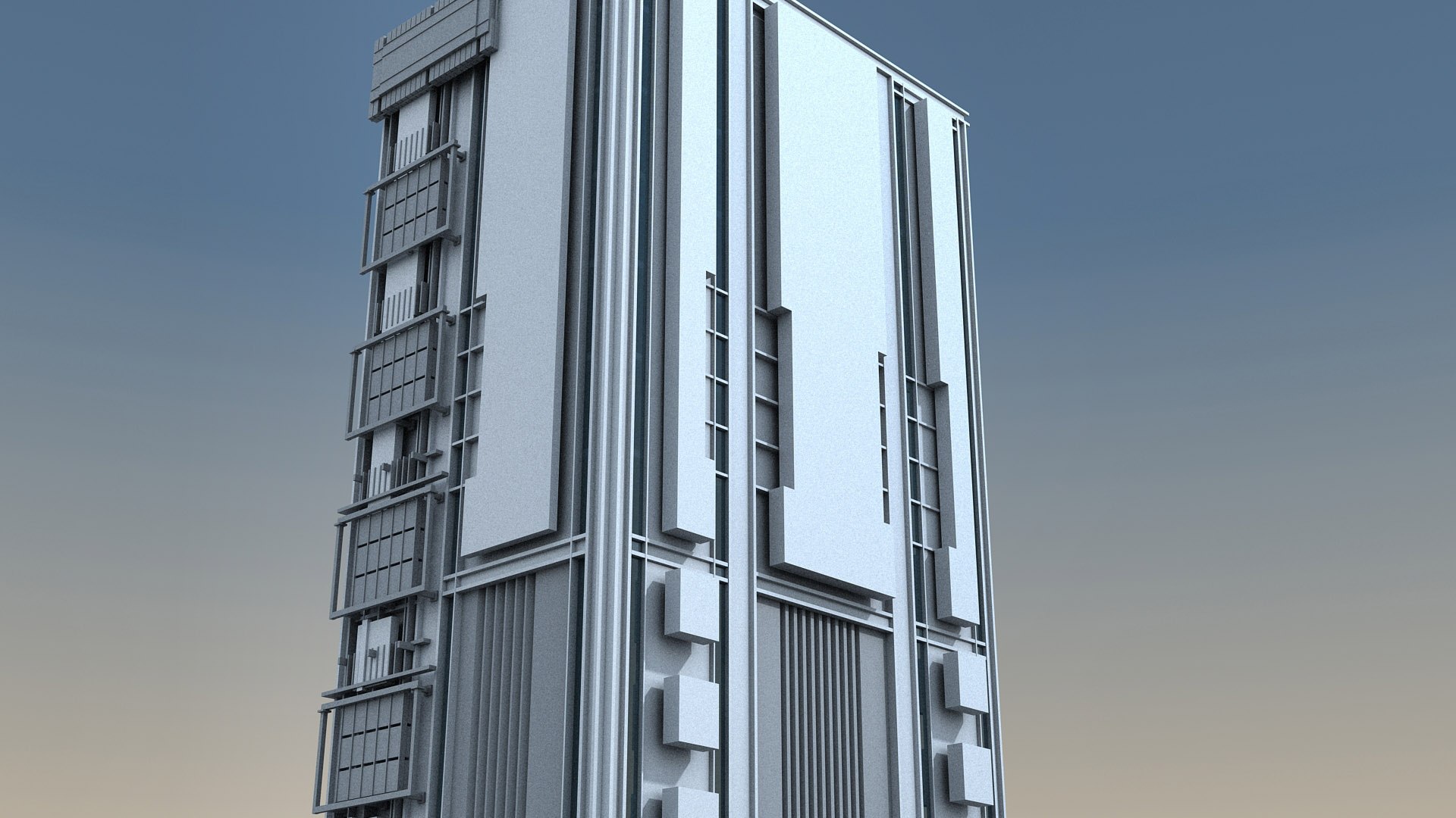 3D Model Future Building 027 - TurboSquid 2293613