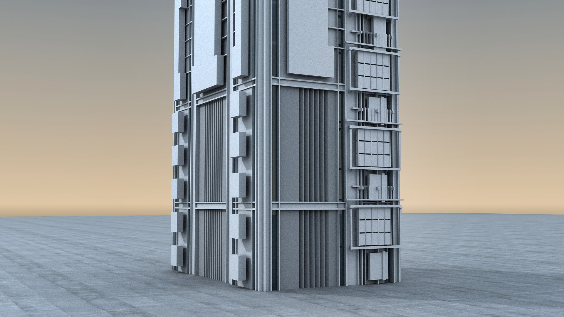 3D Model Future Building 027 - TurboSquid 2293613