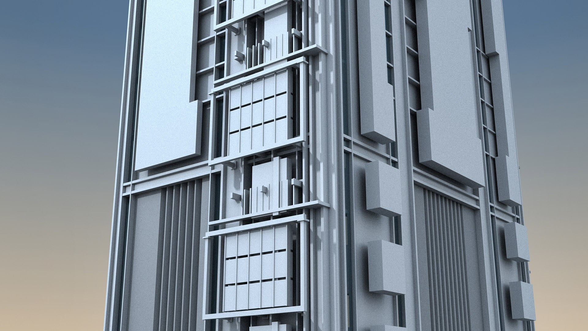 3D Model Future Building 027 - TurboSquid 2293613