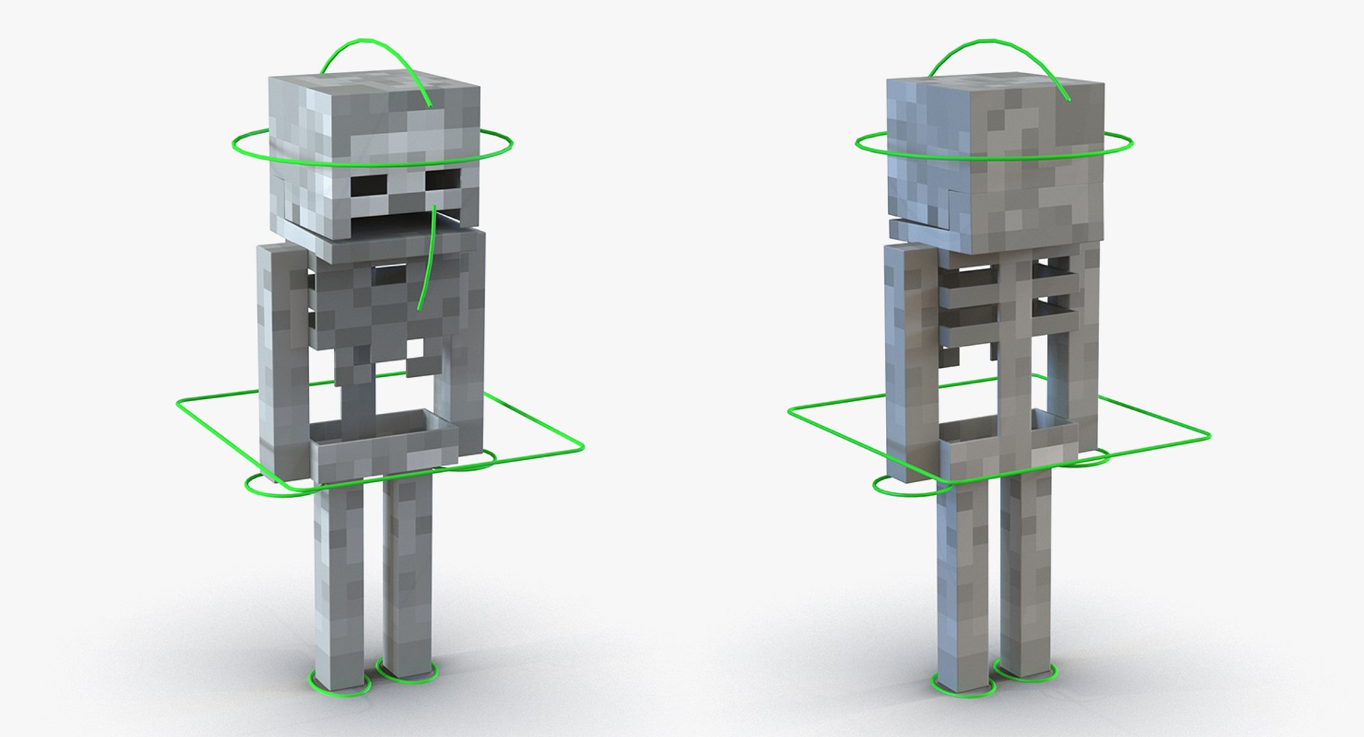 3D minecraft characters rigged model - TurboSquid 1583187