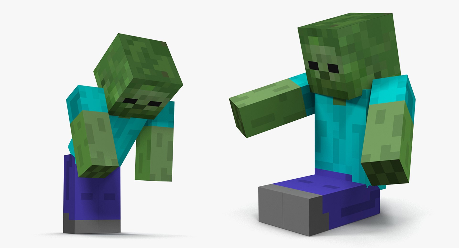 3D minecraft characters rigged model - TurboSquid 1583187
