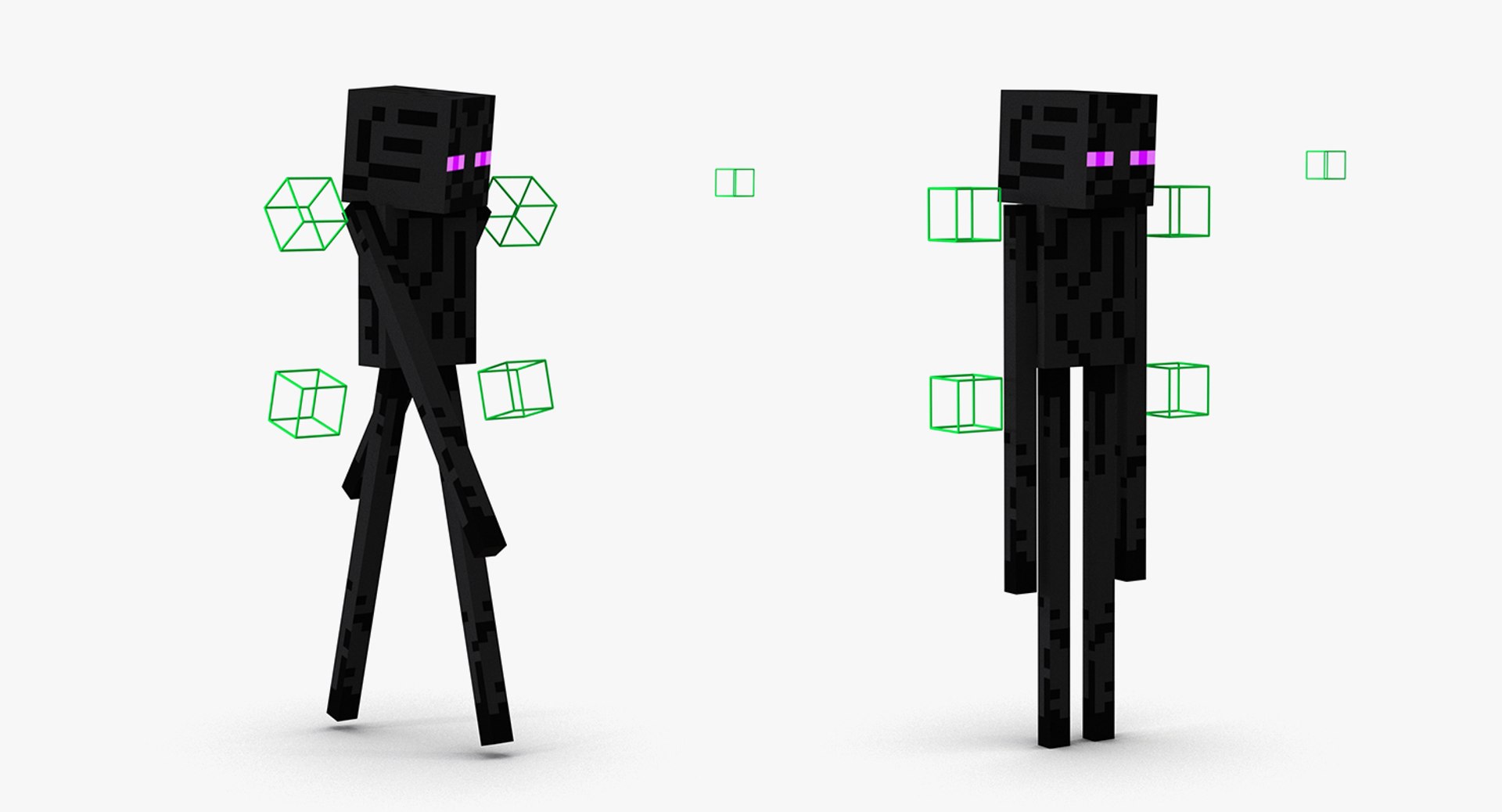 3D minecraft characters rigged model - TurboSquid 1583187