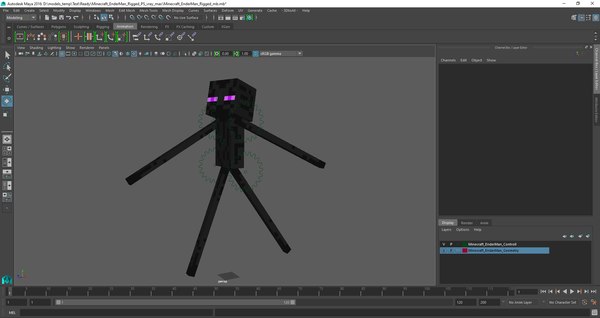 Maya 용 Minecraft Characters Rigged Collection 3D 모델 - TurboSquid 1583187