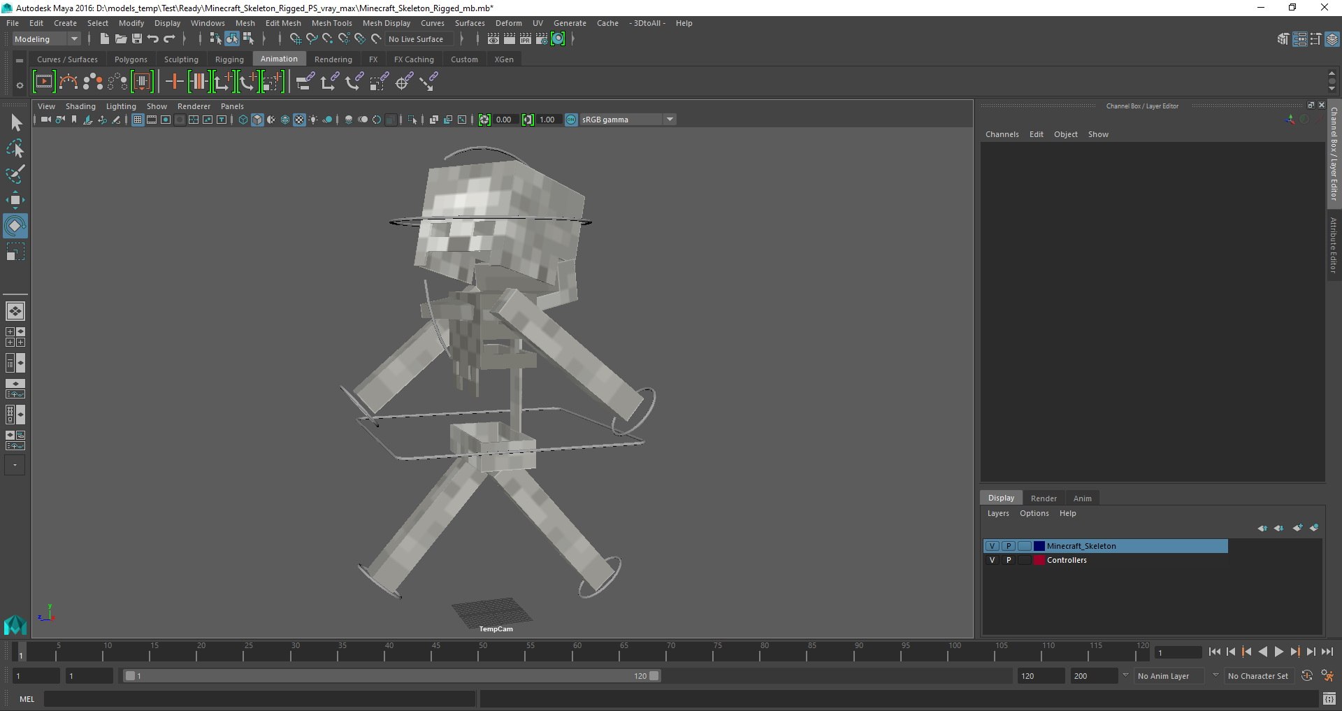 3D minecraft characters rigged model - TurboSquid 1583187