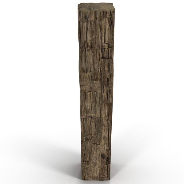 old wood log 3d model