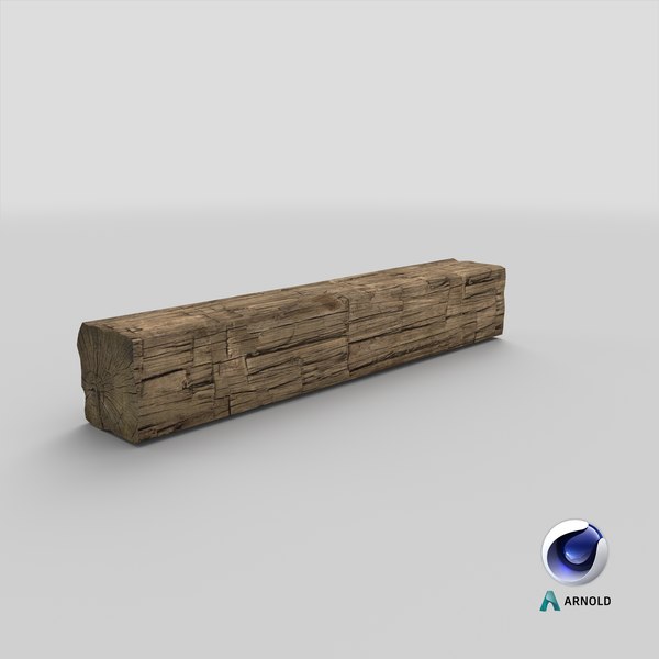 old wood log 3d model