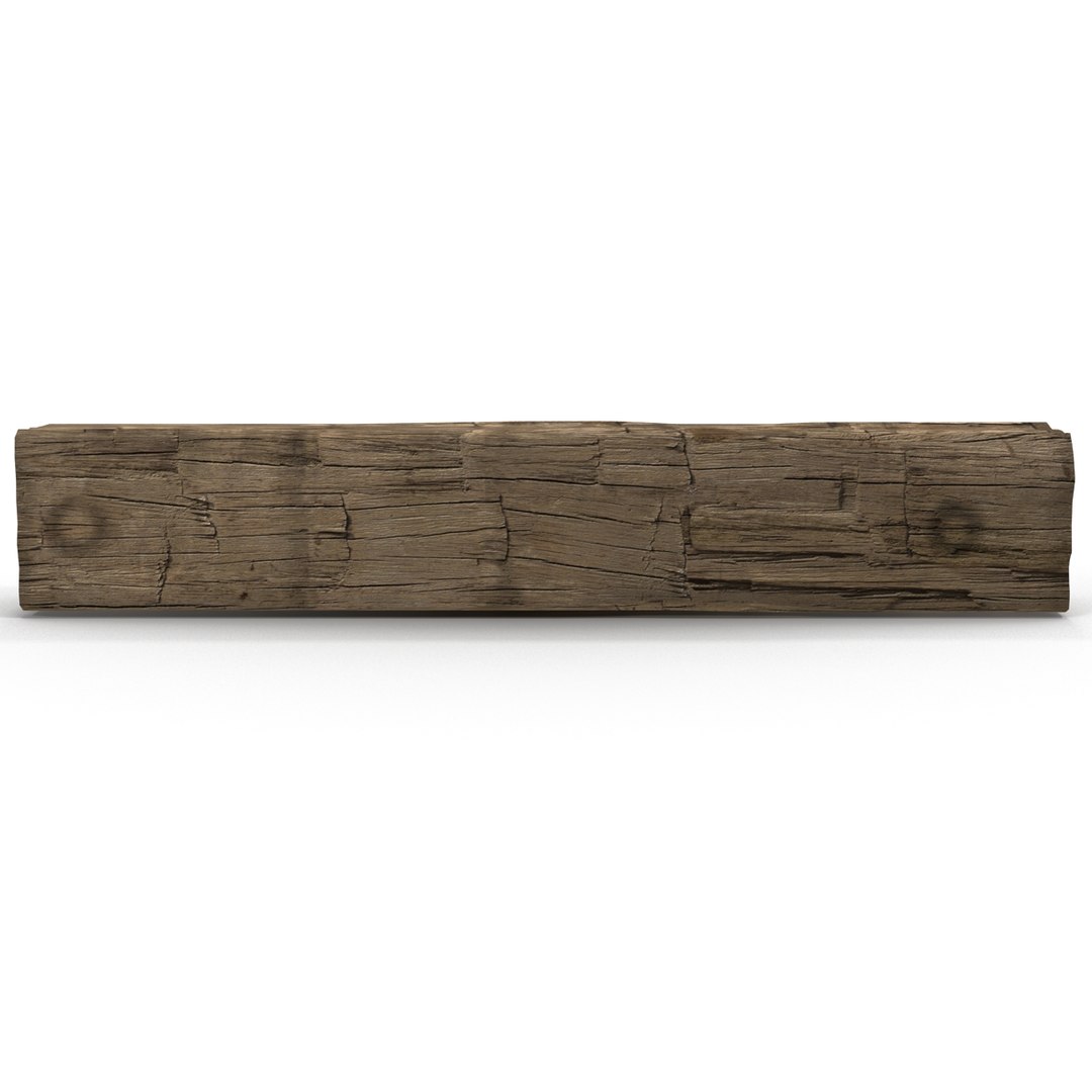 old wood log 3d model