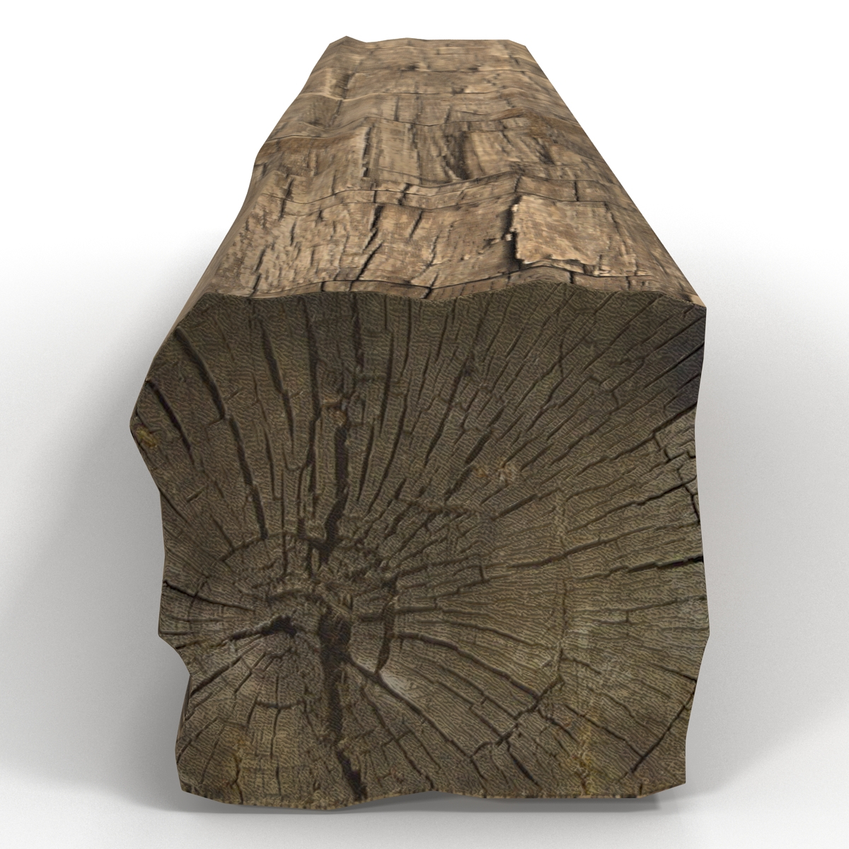 old wood log 3d model