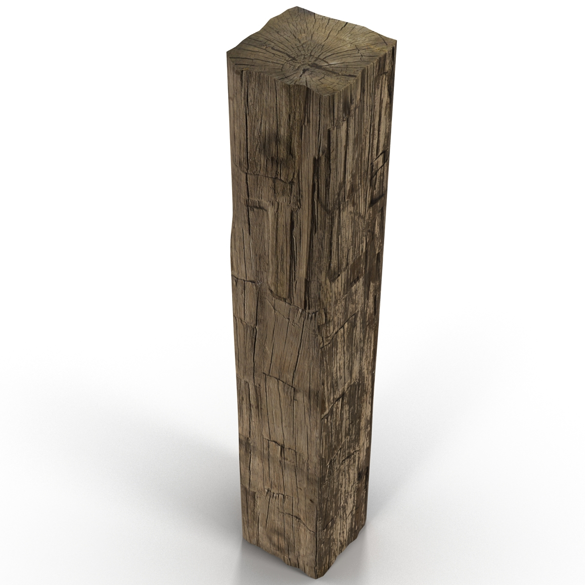 old wood log 3d model