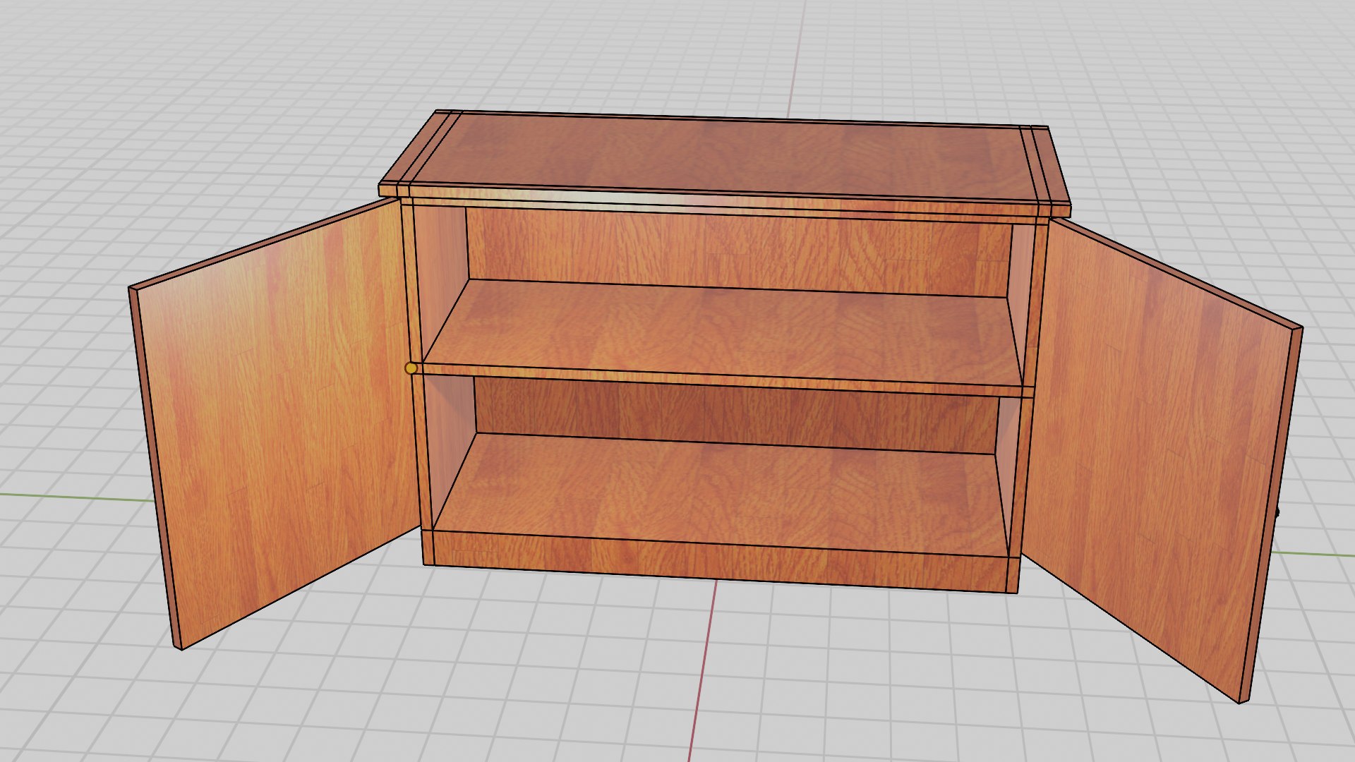 Wood Closet 3D - TurboSquid 2038745