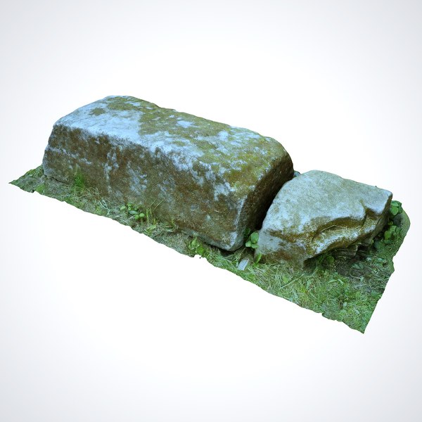 3d model stone scan ready