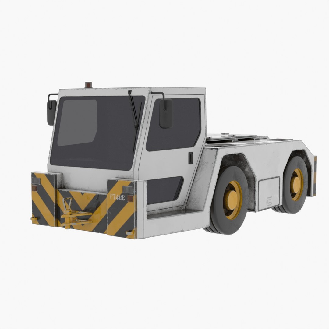 3D Aircraft Tug Tractor - TurboSquid 1942267