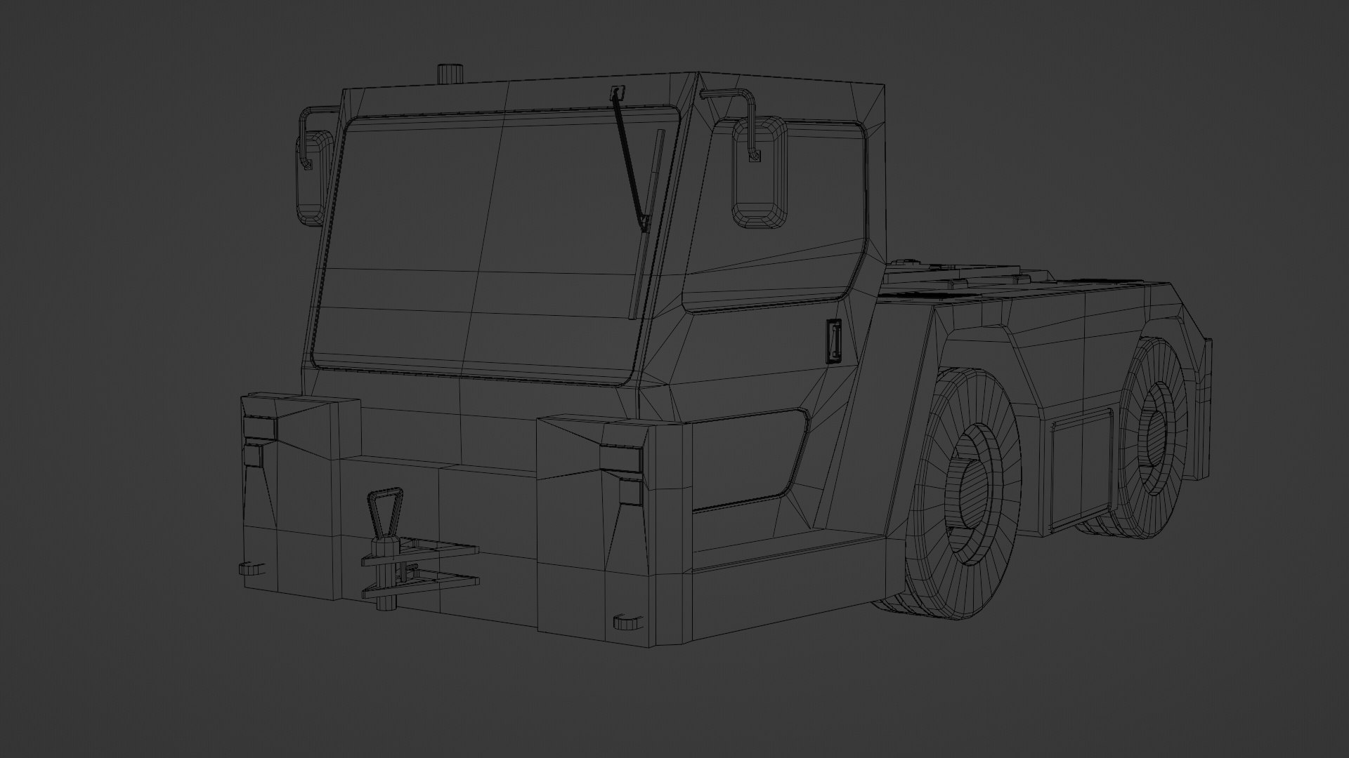 3D Aircraft Tug Tractor - TurboSquid 1942267