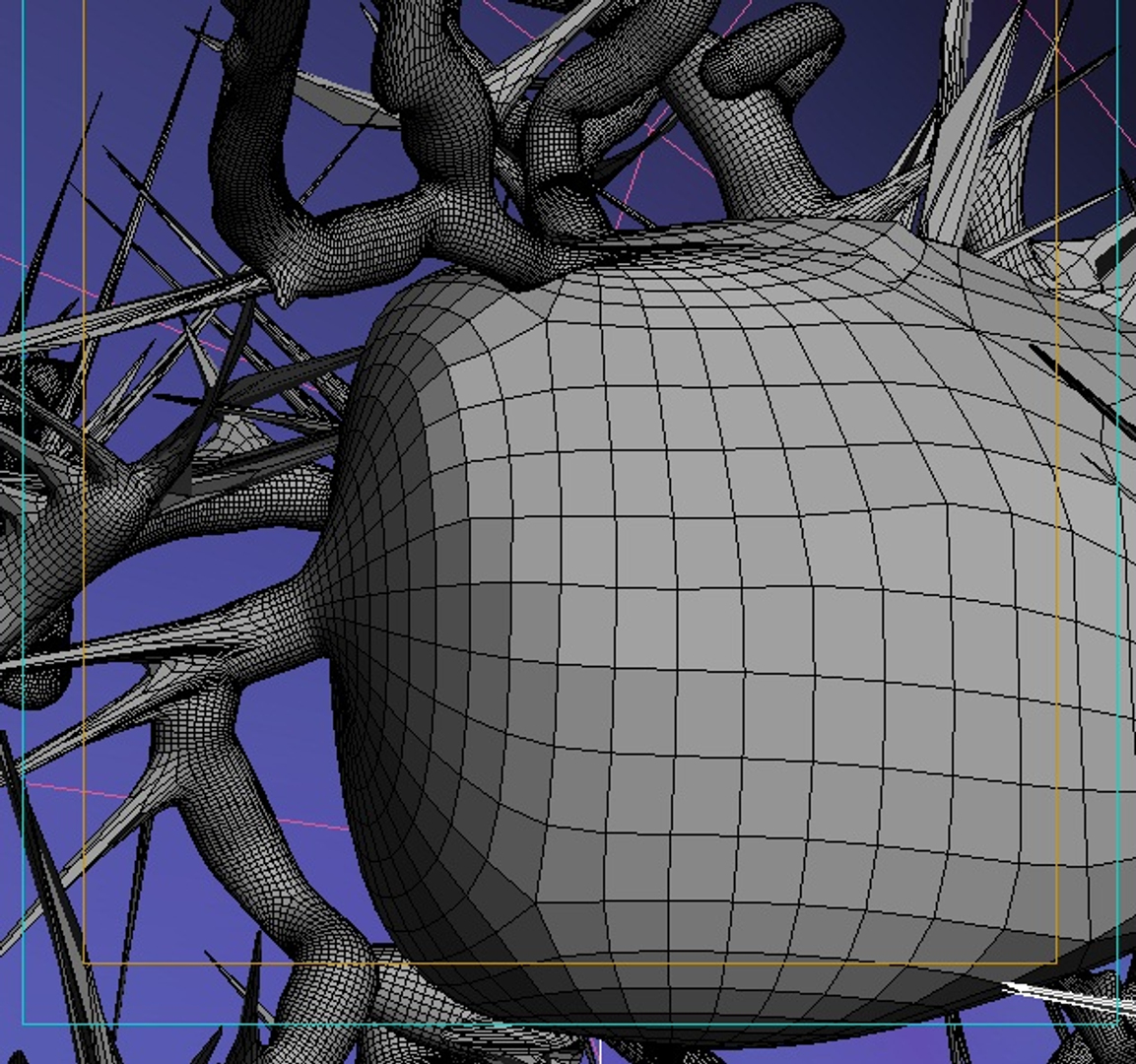 3d model of virus shape