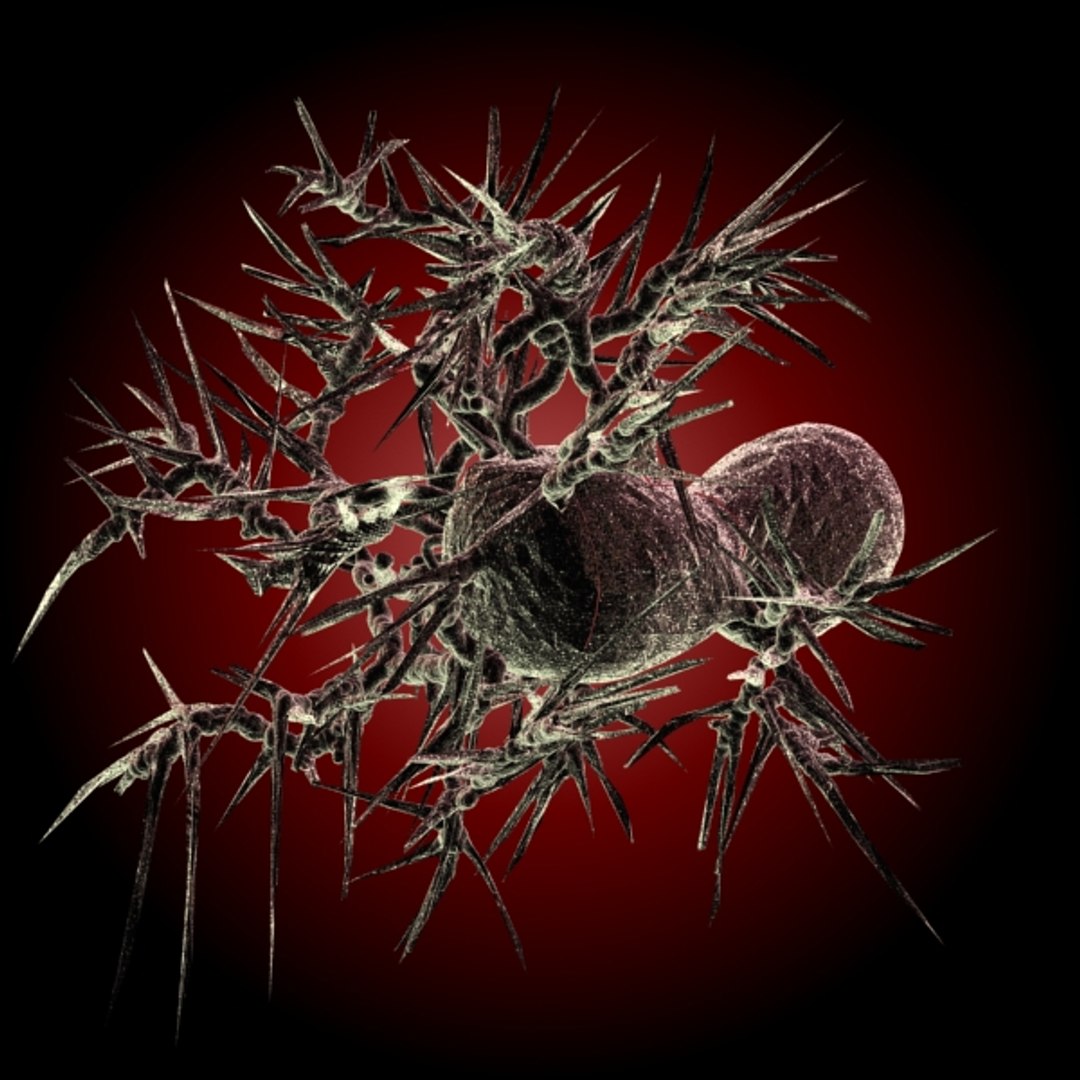 3d model of virus shape