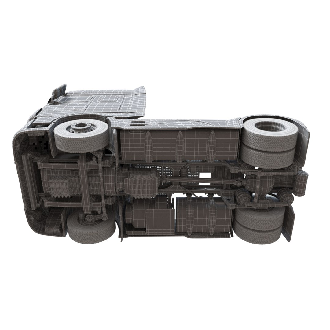 3D Model Daf Xf 2020 Semi Truck - TurboSquid 1453531