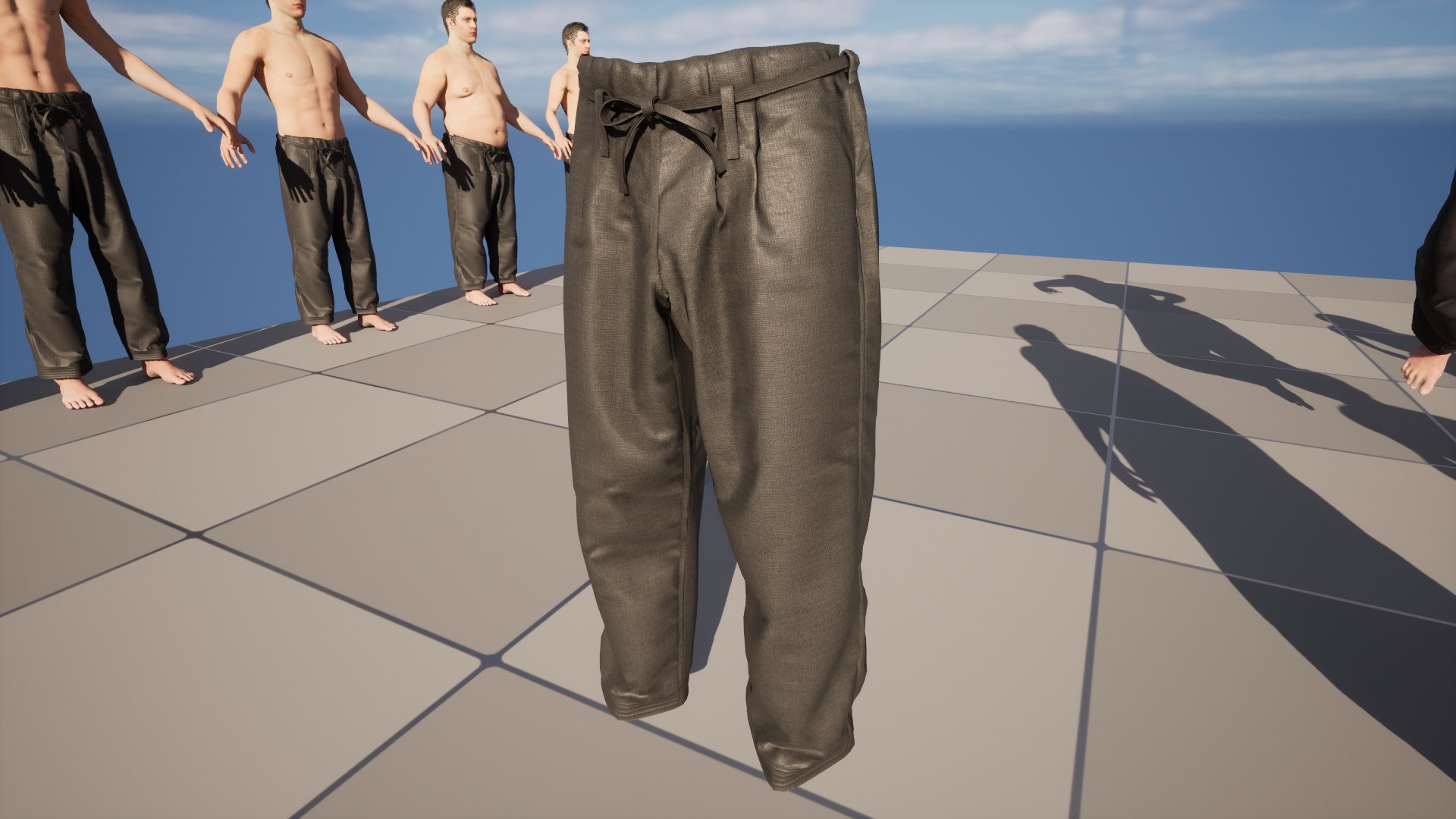 Pants 265 - All MH Bodies UE5 Skeletons - Rigged Model - TurboSquid 2328372