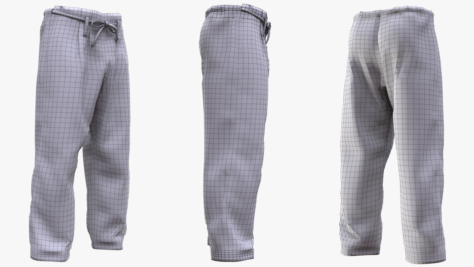 Pants 265 - All MH Bodies UE5 Skeletons - Rigged Model - TurboSquid 2328372