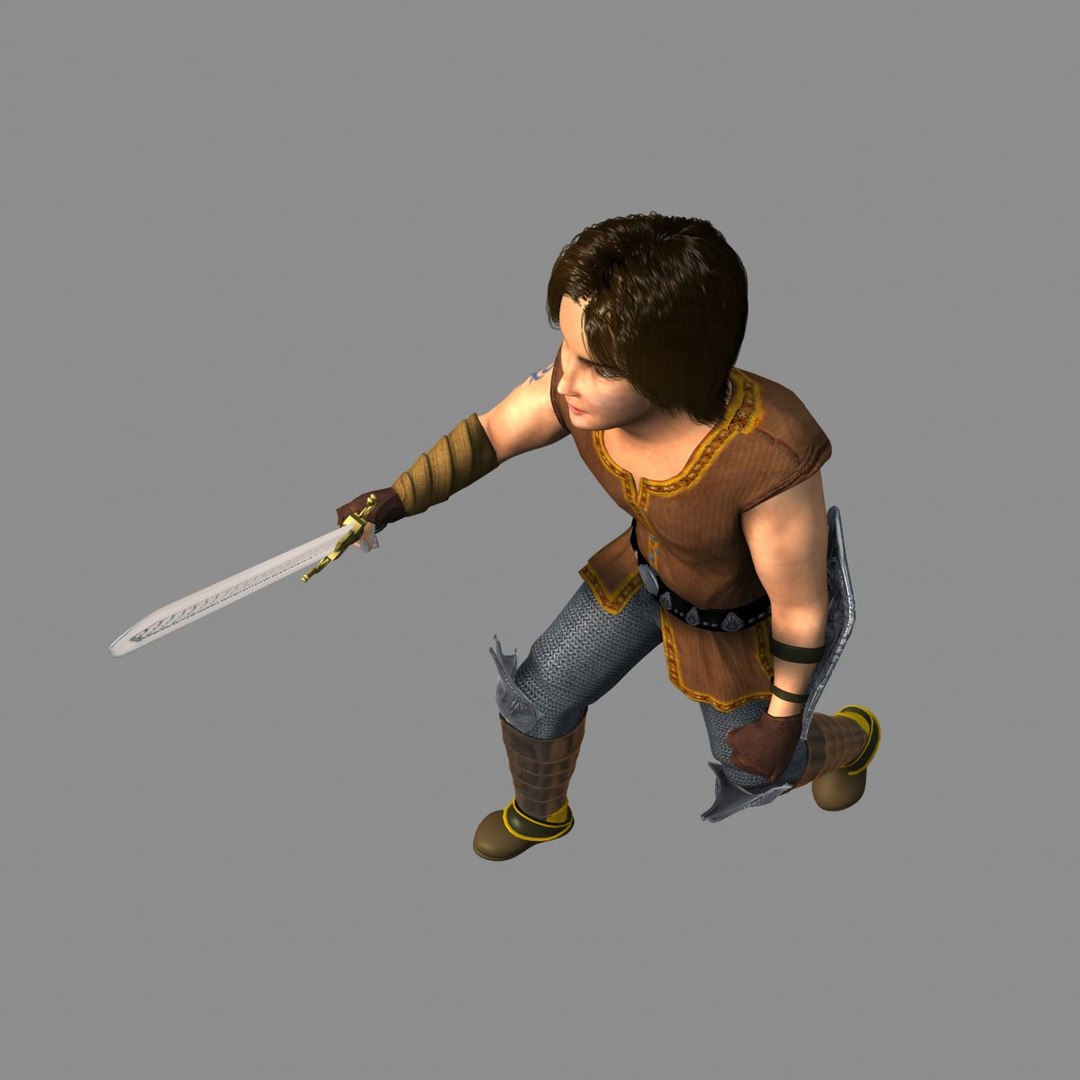 3d Model Rigged Sword