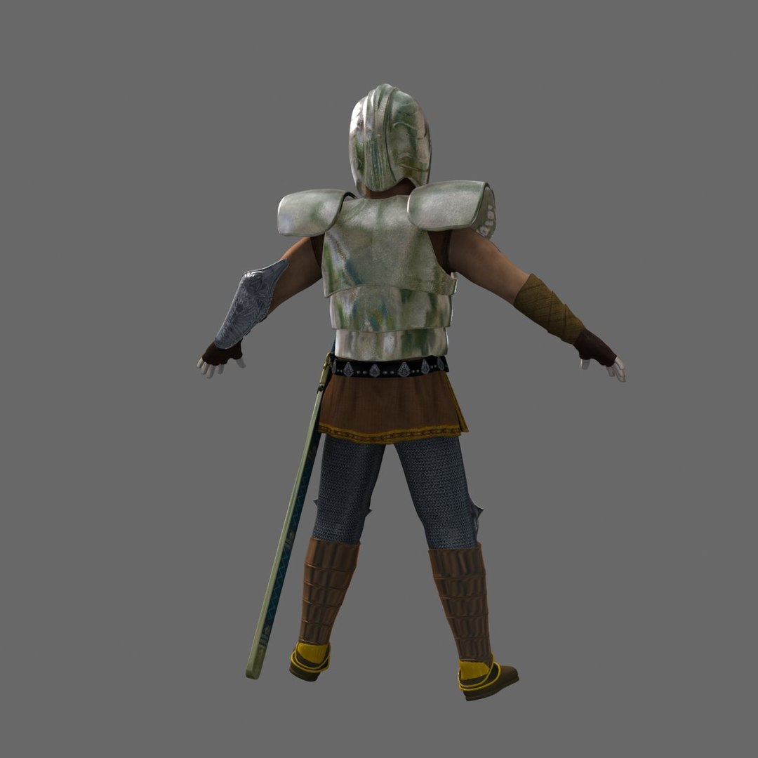 3d Model Rigged Sword