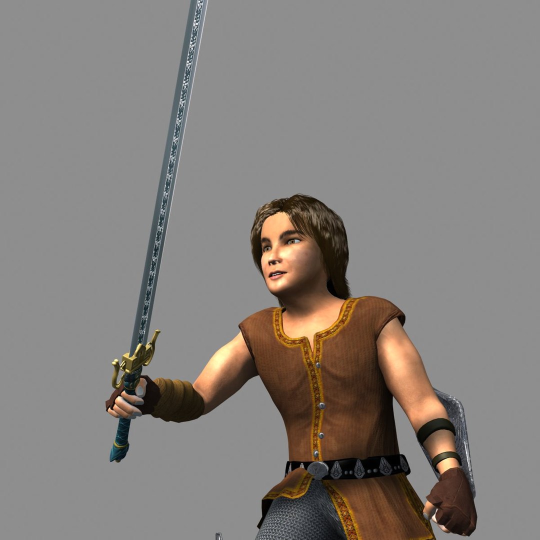 3d Model Rigged Sword