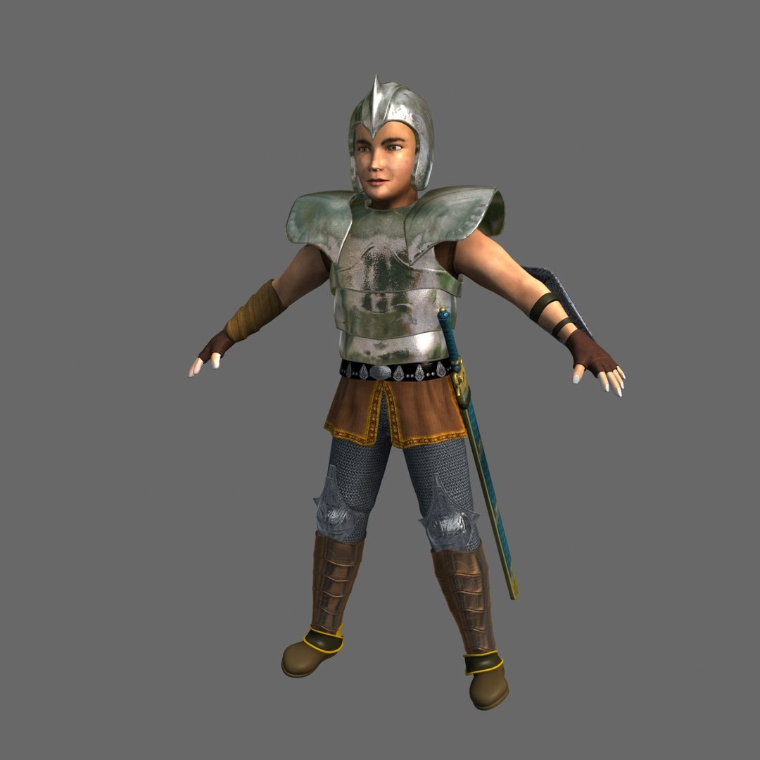 3d Model Rigged Sword